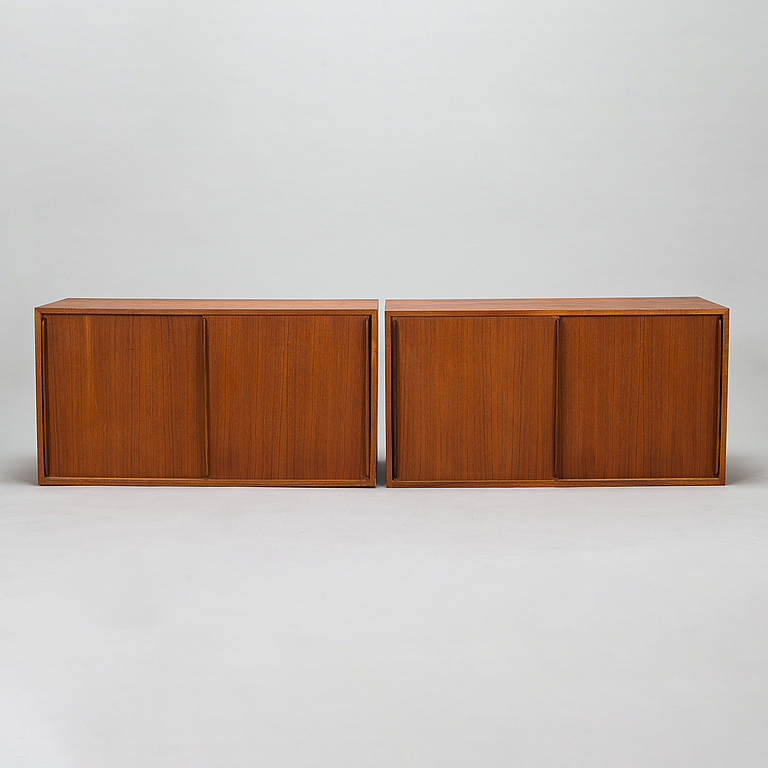 Olli Borg, a pair of "Alli" cabinets for Asko, 1950s. - Bukowskis