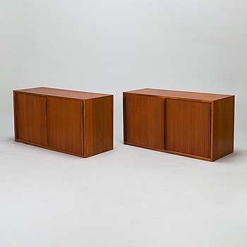 Olli Borg, a pair of "Alli" cabinets for Asko, 1950s. - Bukowskis