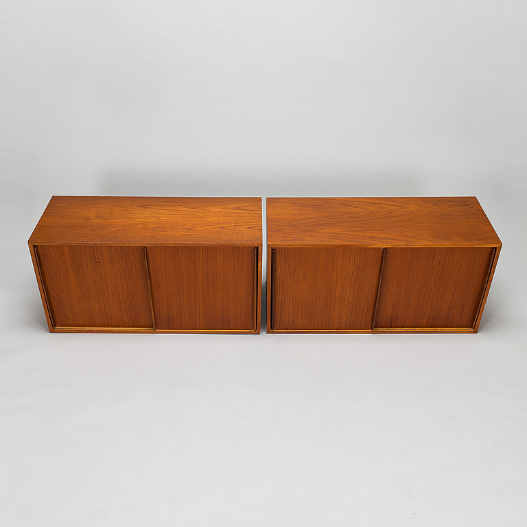 Olli Borg, a pair of "Alli" cabinets for Asko, 1950s. - Bukowskis