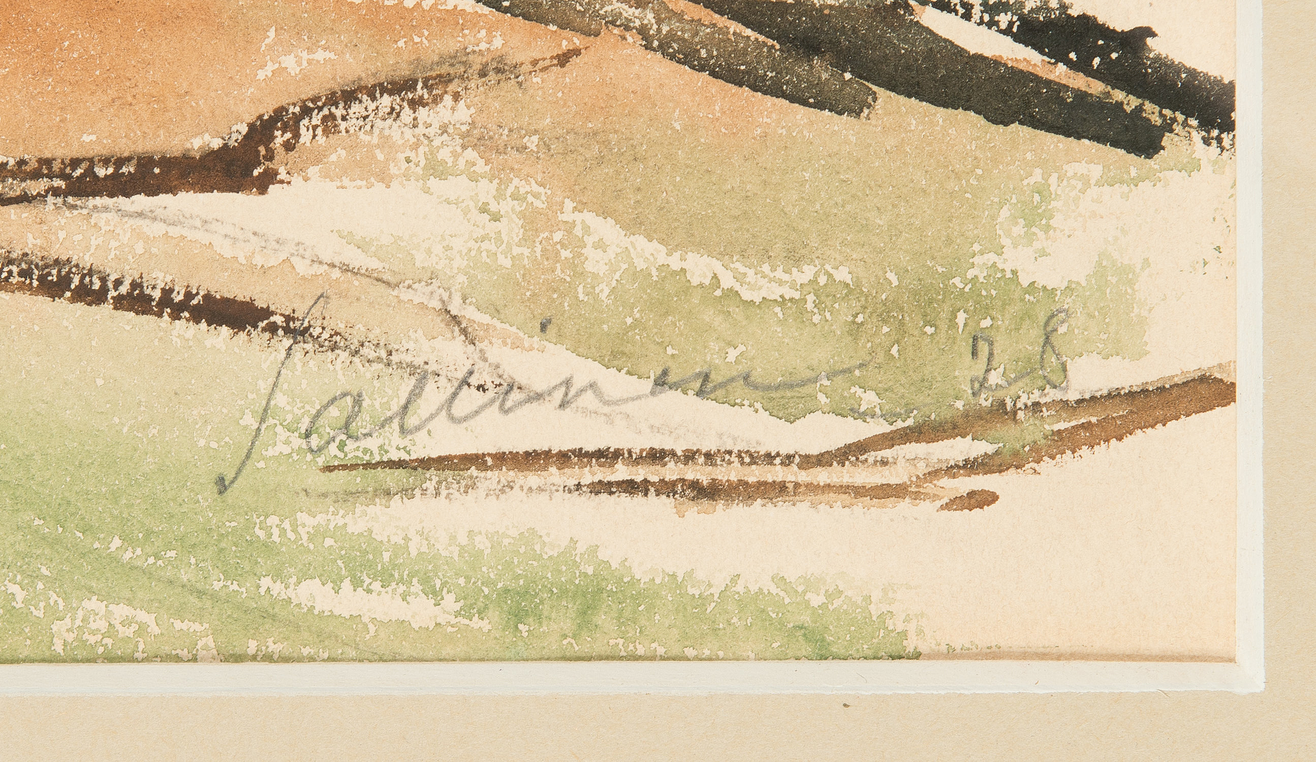 Tyko Sallinen, watercolour, signed and dated-28. - Bukowskis