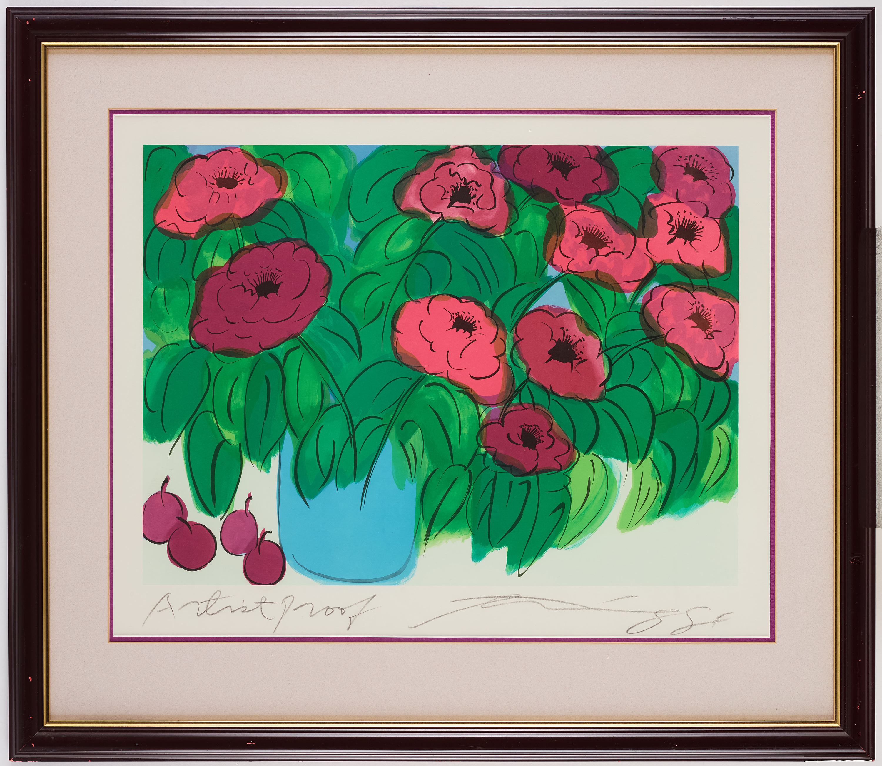 Walasse Ting, Blomsterstilleben. - Bukowskis