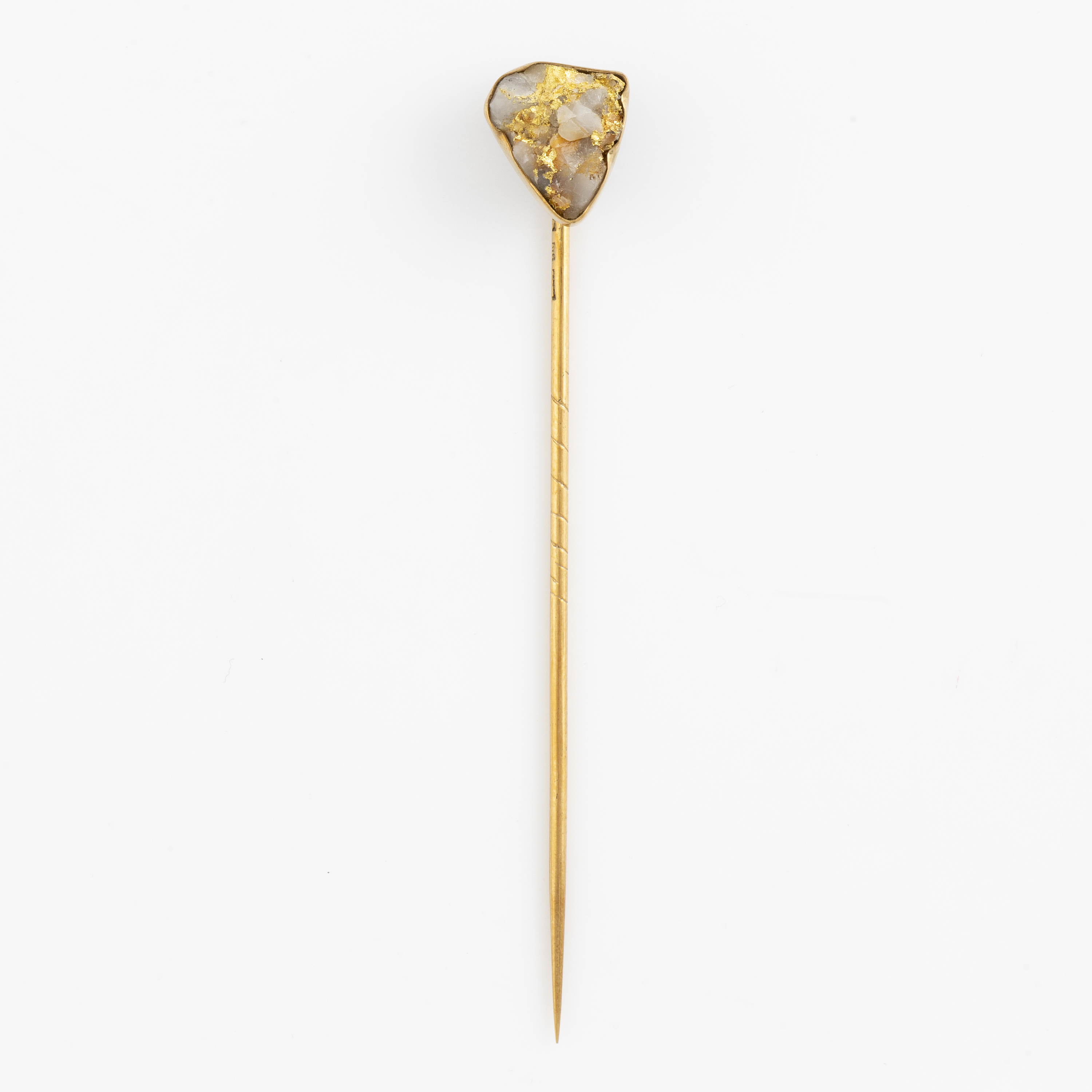 18K gold pin. - Bukowskis