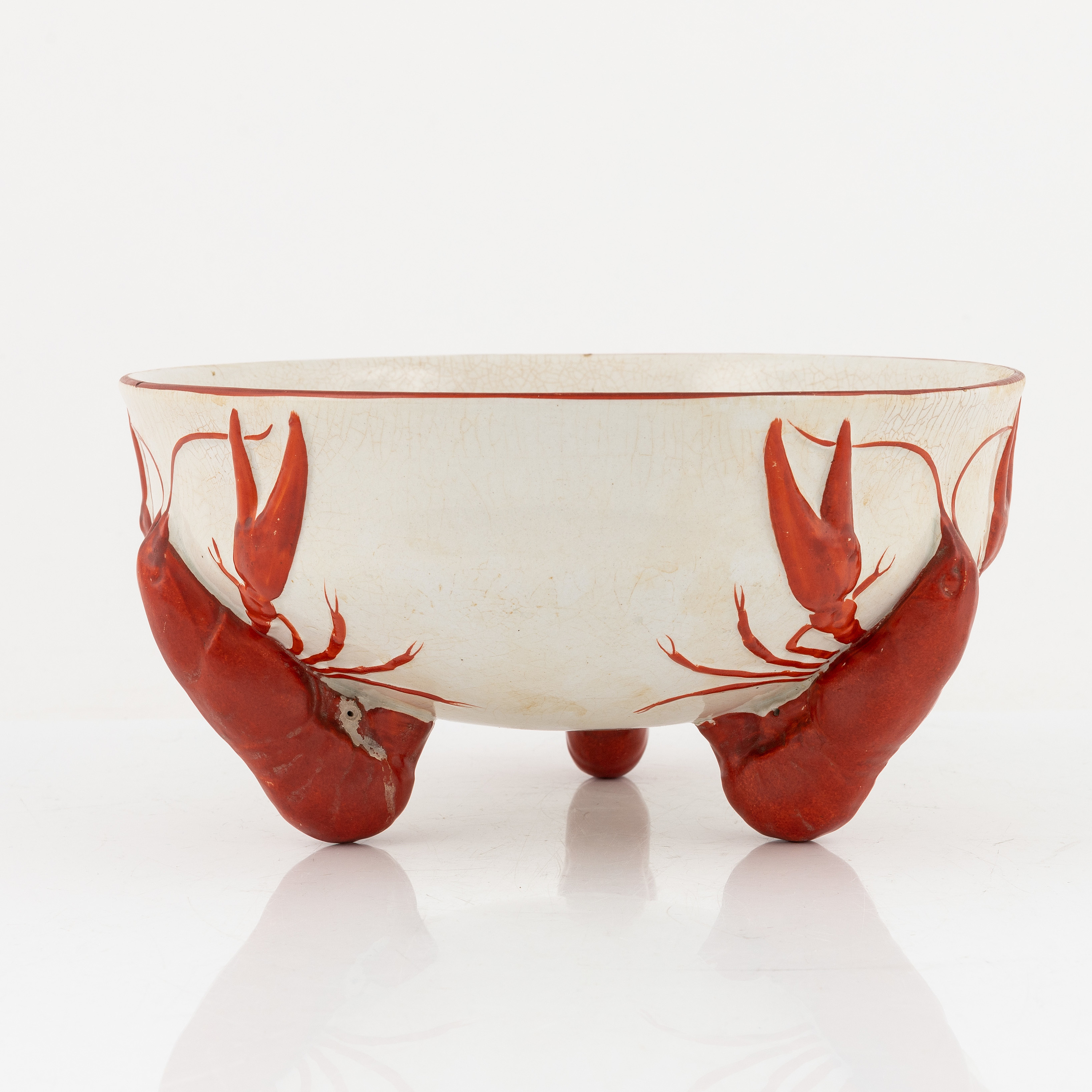 Alf Wallander, a ceramic crayfish bowl, Rörstrand. - Bukowskis