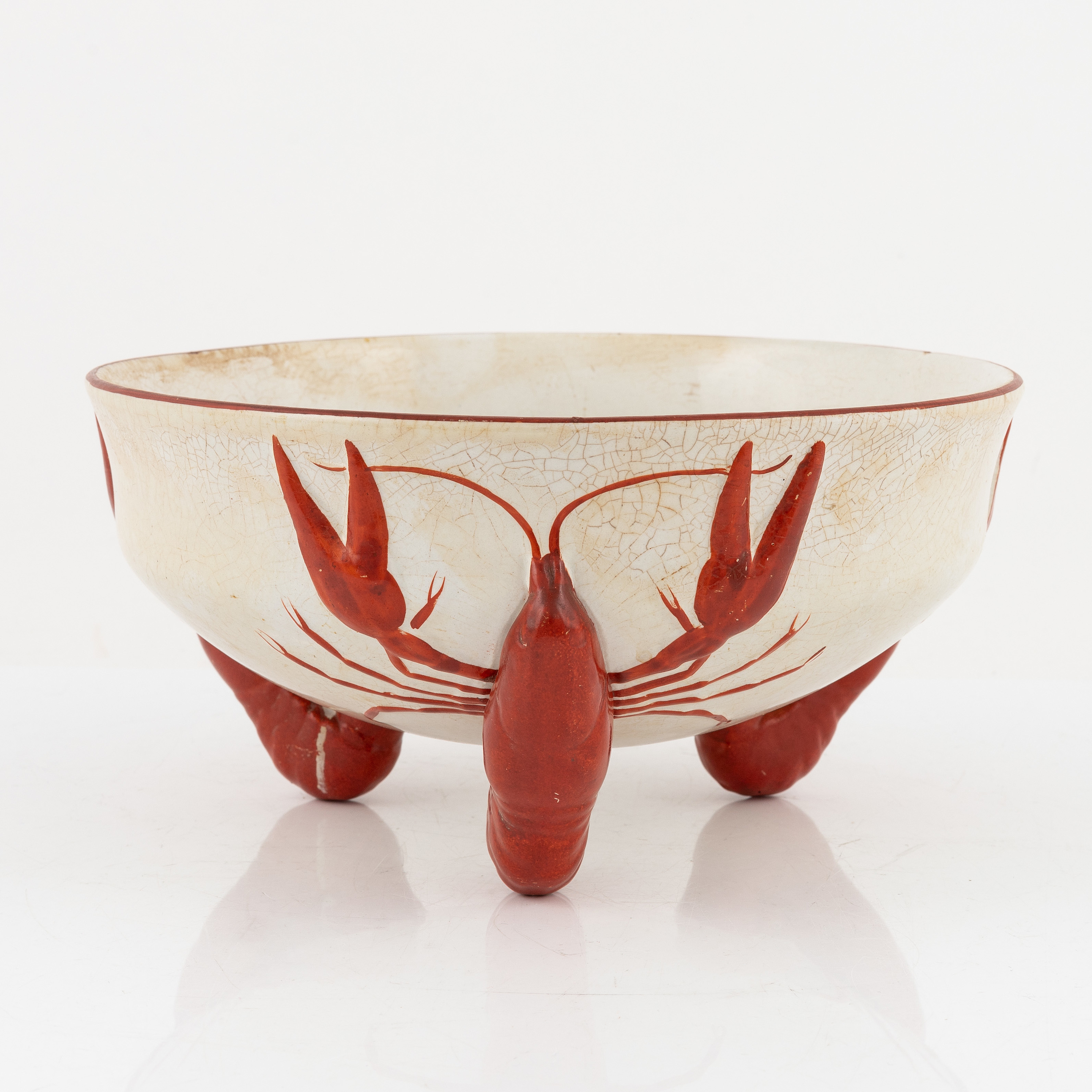 Alf Wallander, a ceramic crayfish bowl, Rörstrand. - Bukowskis