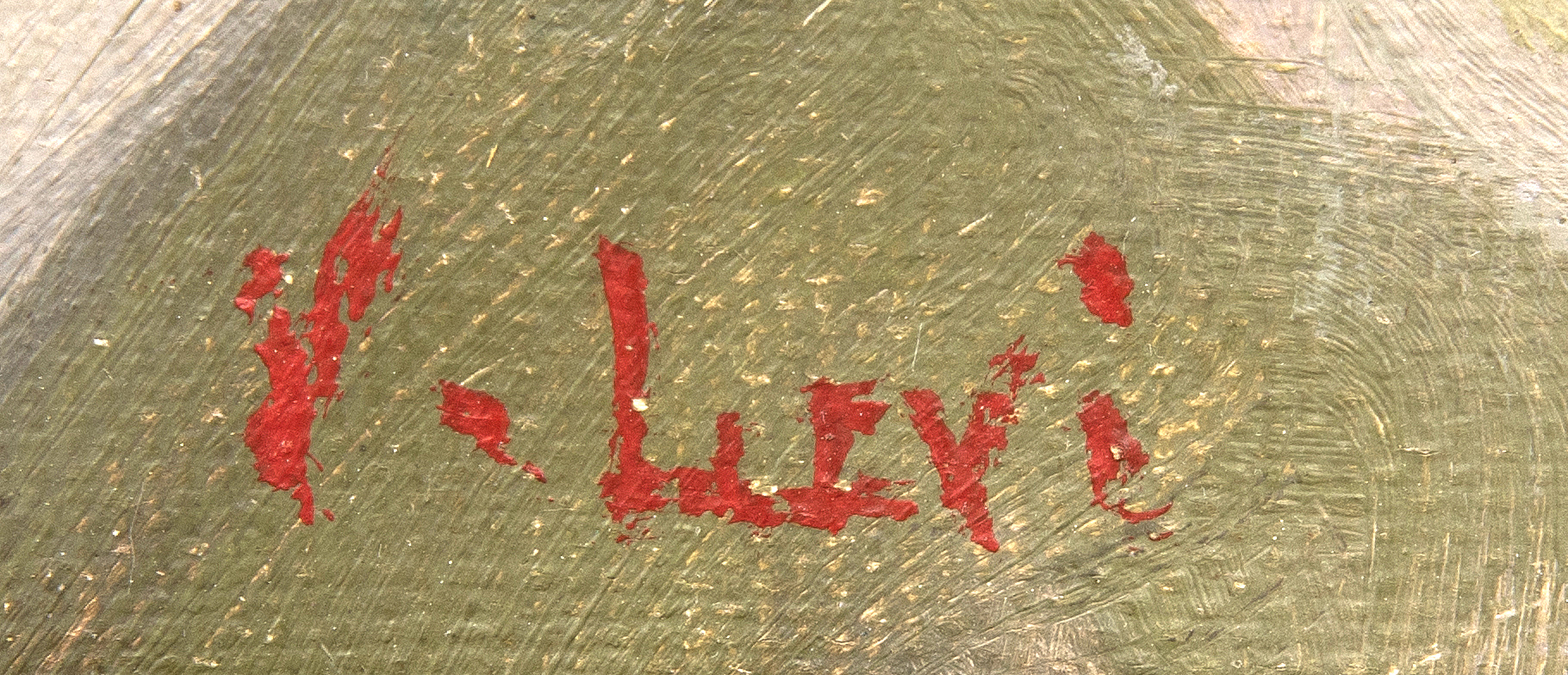 Vasili Levi, oil on canvas signed. - Bukowskis