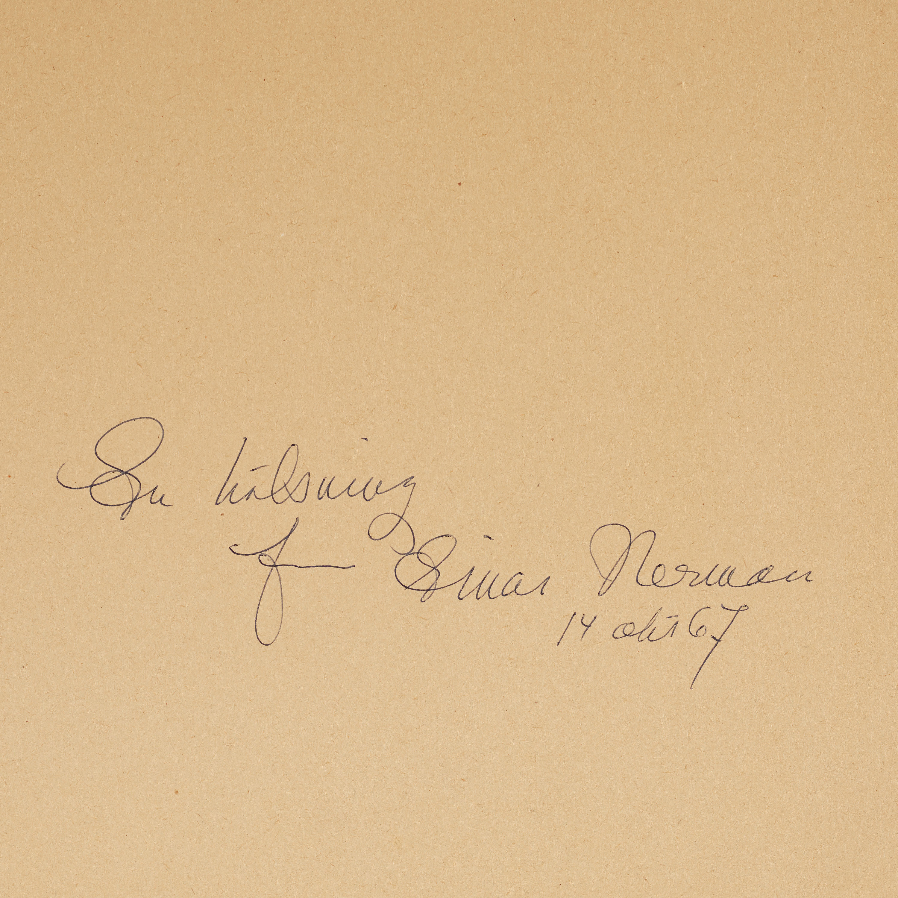 Einar Nerman, Den lille målaren. - Bukowskis