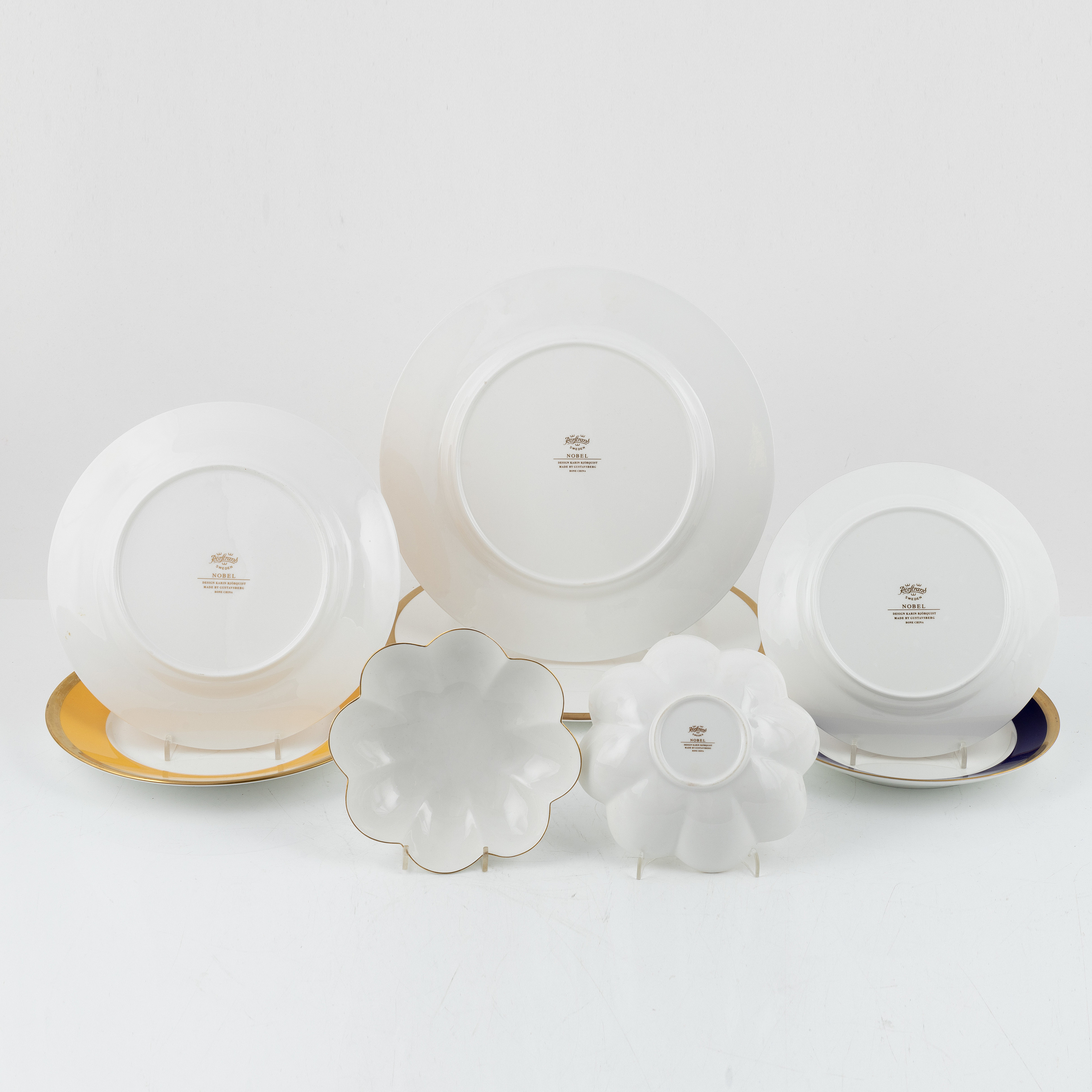 Karin Björquist, a 'Nobel' 8 pcs bone china dinner service, Rörstrand ...