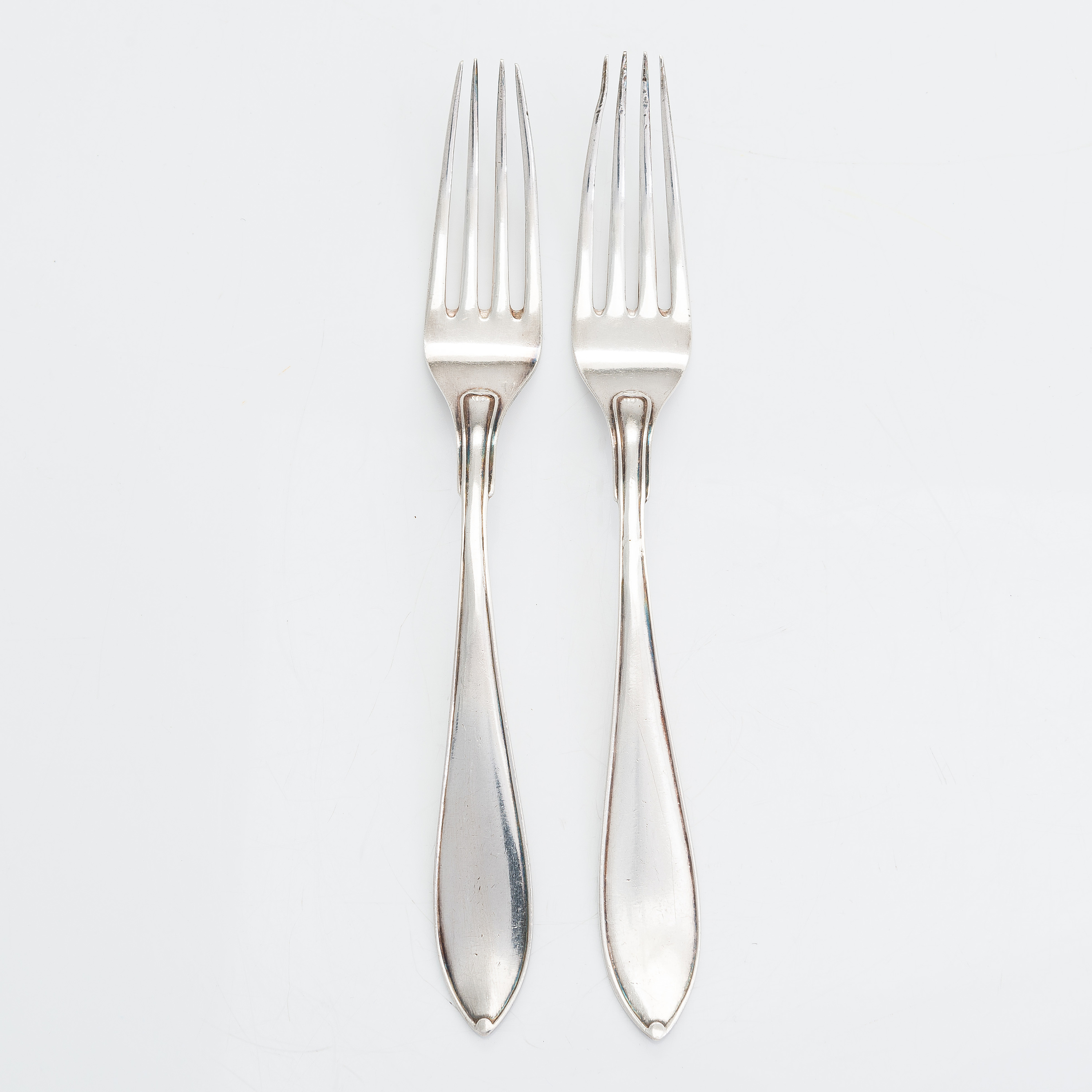 Silver cutlery, 25 pcs, model 'Svensk spets', Luleå and Stockholm 1925 ...