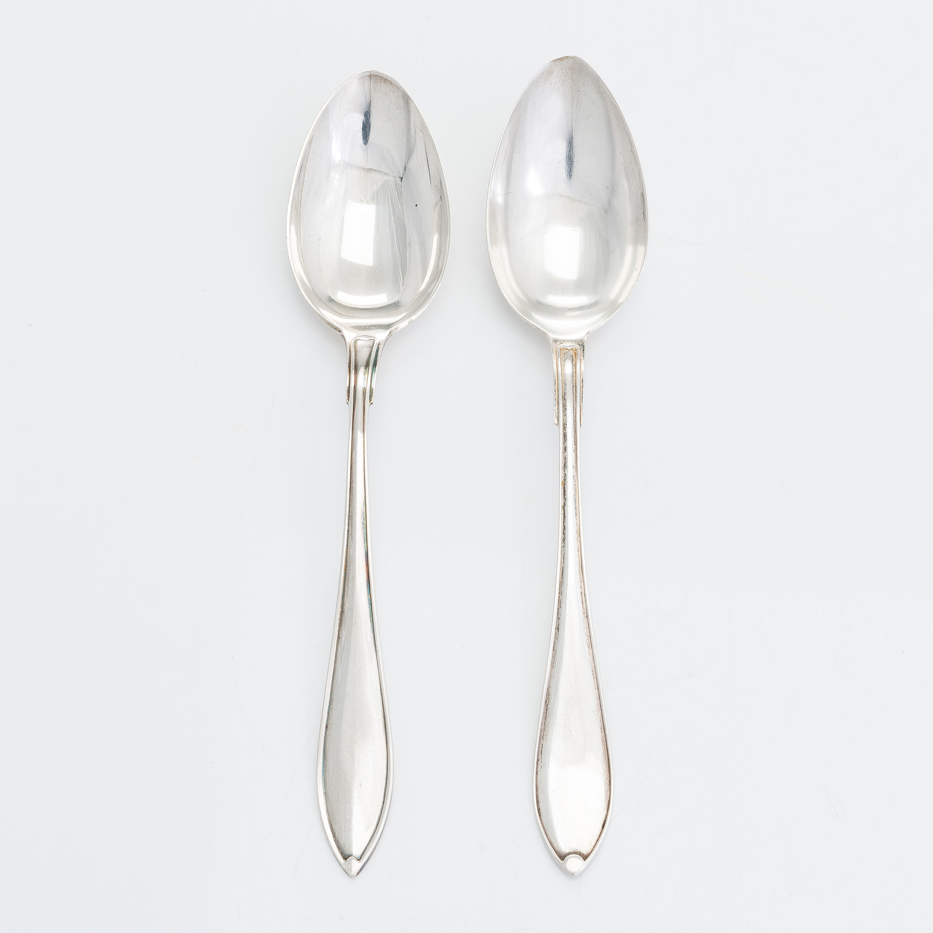 Silver cutlery, 25 pcs, model 'Svensk spets', Luleå and Stockholm 1925 ...