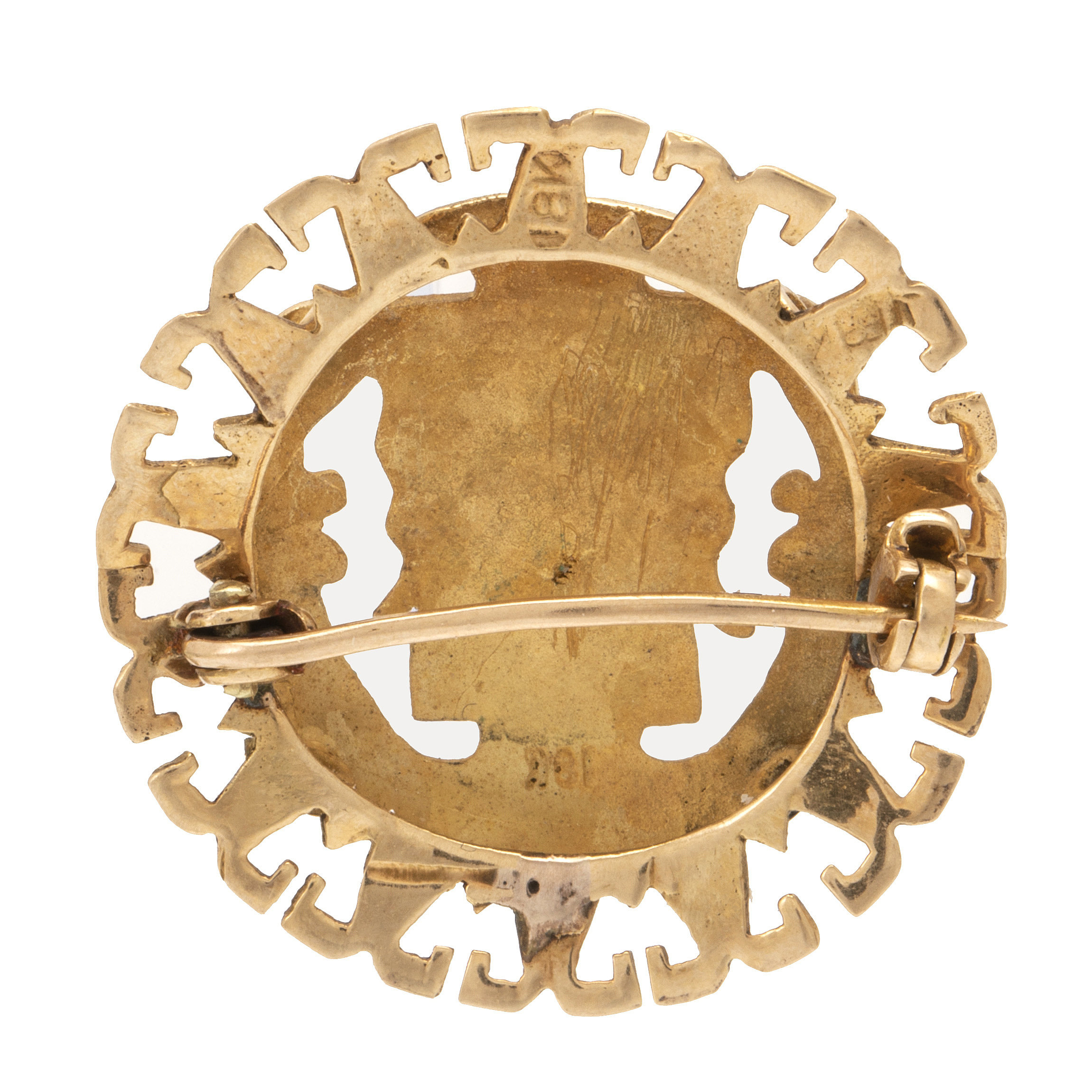 An 18K gold brooch from South America. - Bukowskis