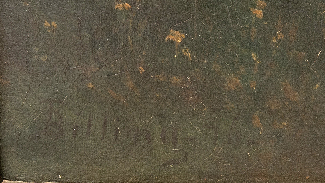 Theodor Billing, oil on canvas signed. - Bukowskis