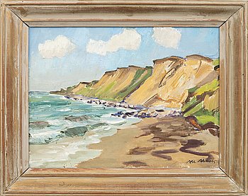 Albert Abbe, oil on canvas signed and dated 45. - Bukowskis