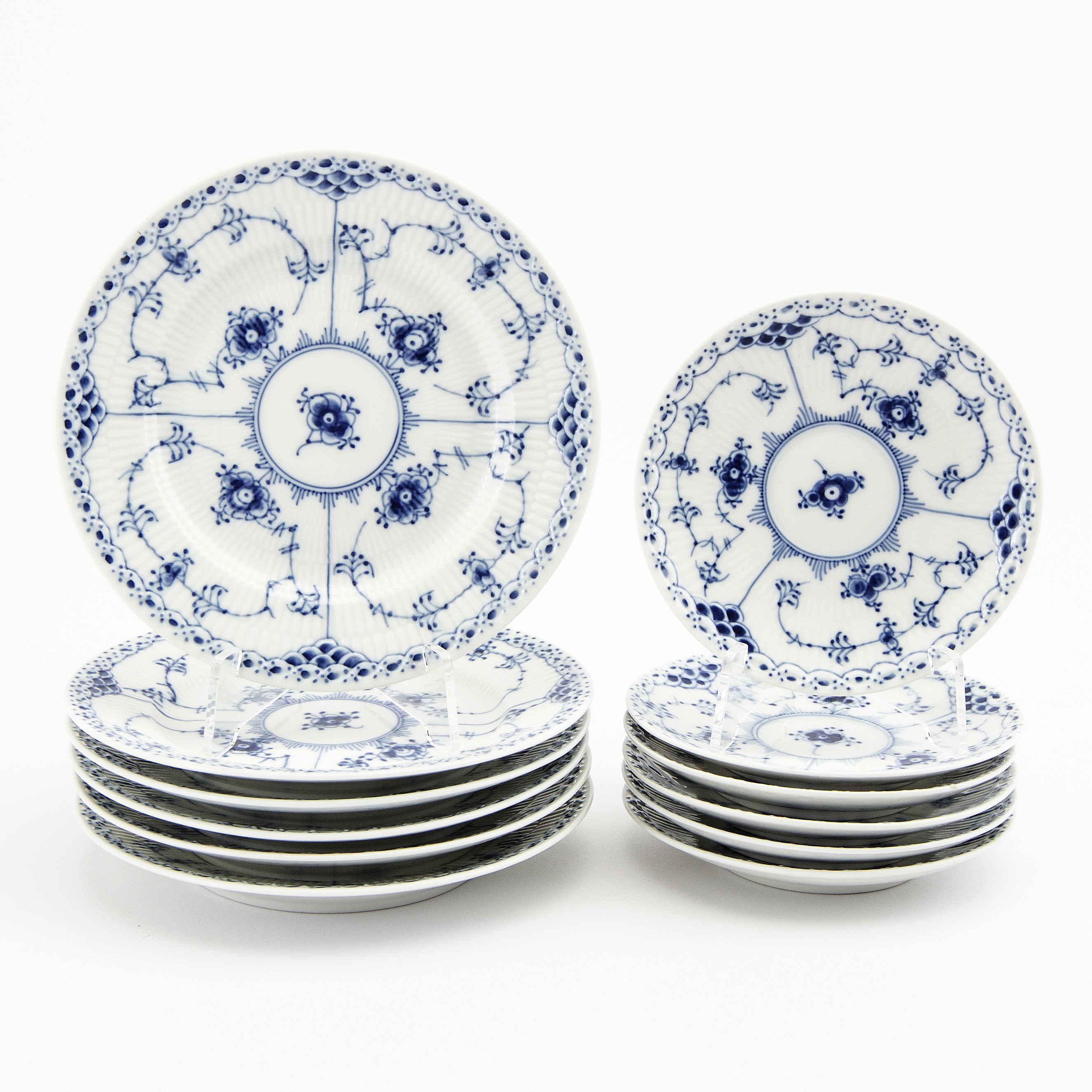 Dinnerware 15 pcs Musselmalet Royal Copenhagen Denmark porcelain ...