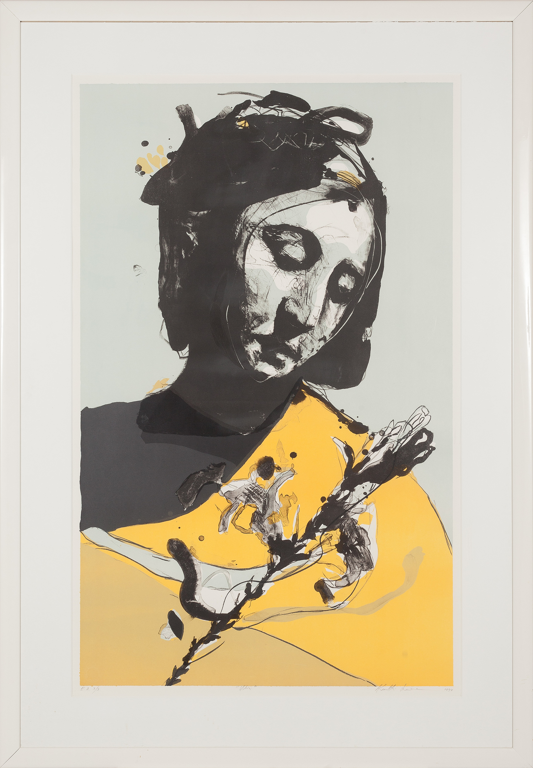 Kuutti Lavonen, lithograph, signed and dated 1994, marked E.A. 3/3 ...