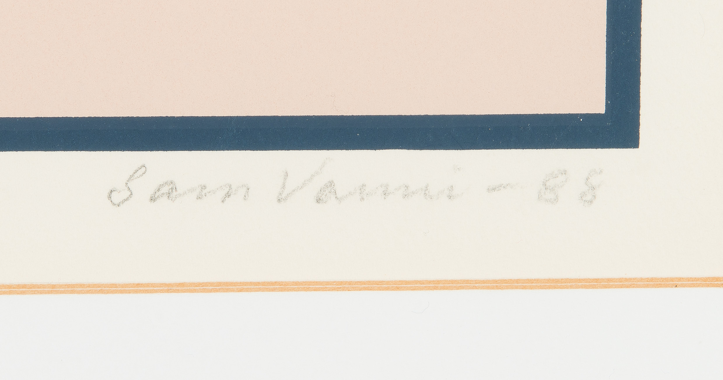 Sam Vanni, silkscreen, signed and dated -88, marked TP. - Bukowskis