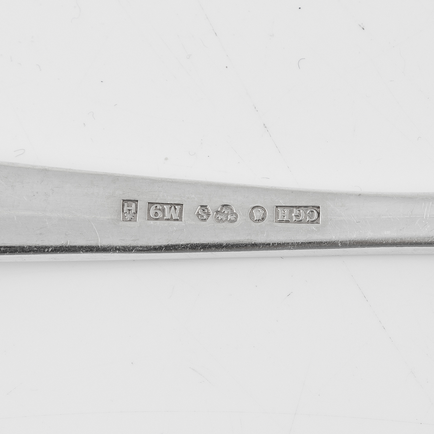 A Swedish silver cutlery set, model 'Diana', 36 pieces, marks of CG ...