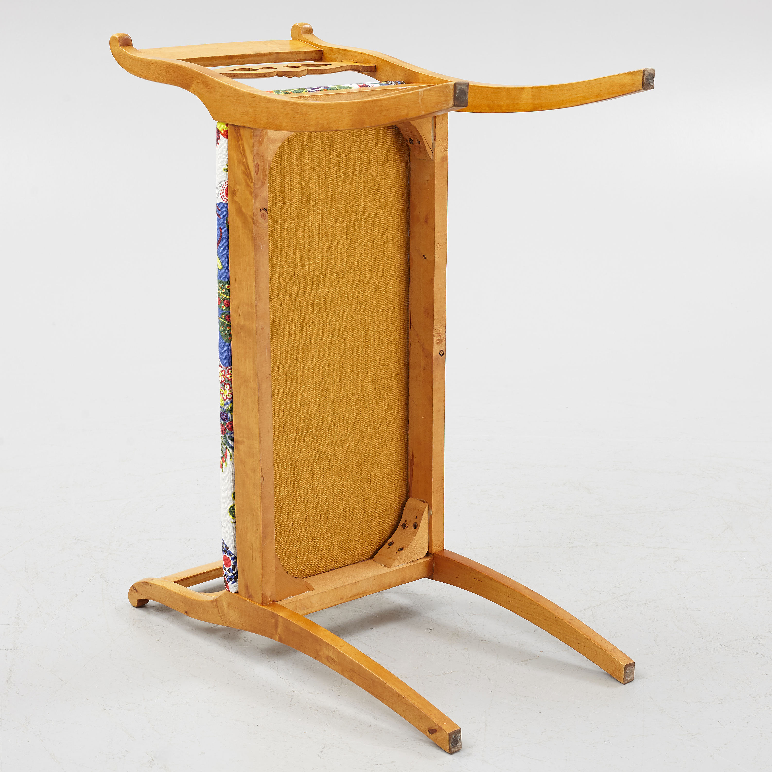 An Empire style birch stool, early 20th Century. - Bukowskis