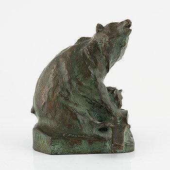 Carl Fagerberg, a signed bronze figurine. - Bukowskis