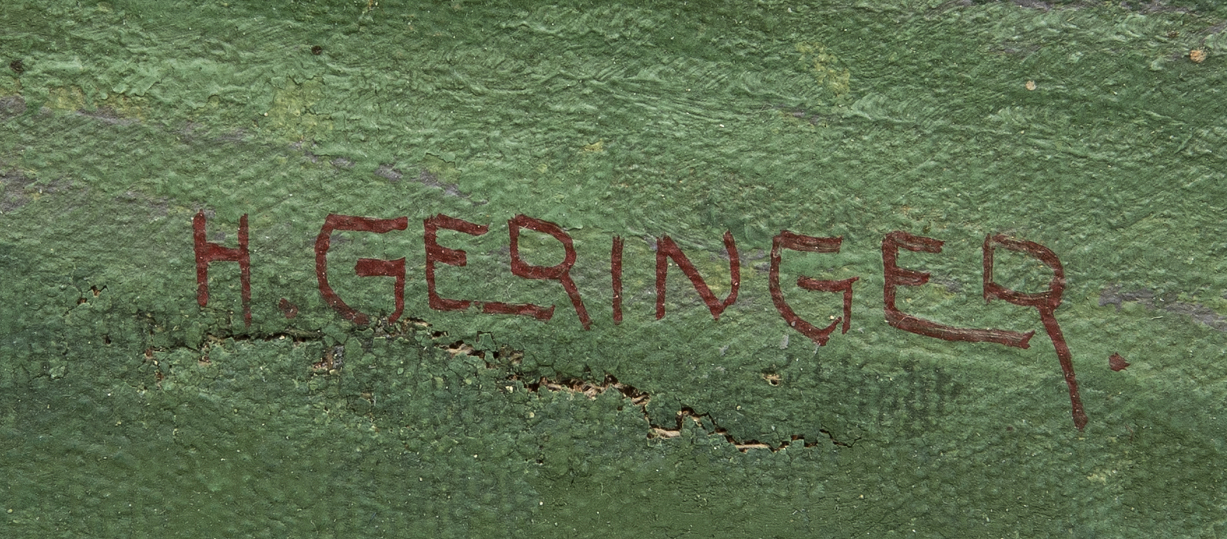 Hans Geringer, oil on canvas signed. - Bukowskis