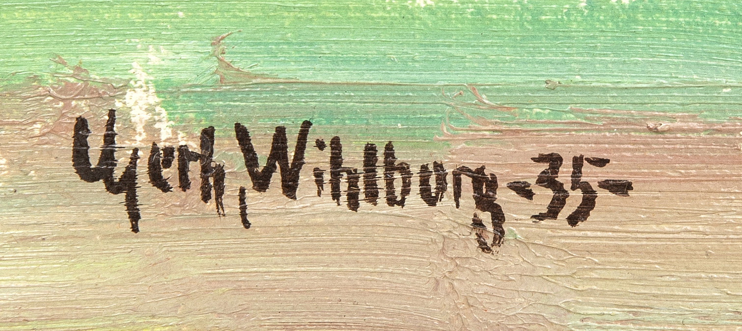 Gerhard Wihlborg, oil on canvas signed and dated 35. - Bukowskis