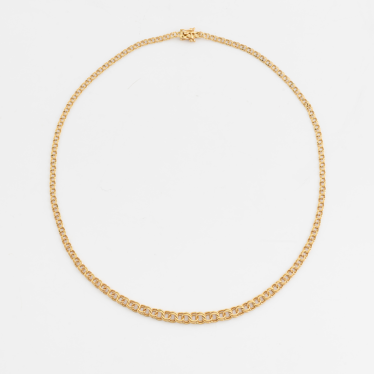 18K gold necklace. - Bukowskis