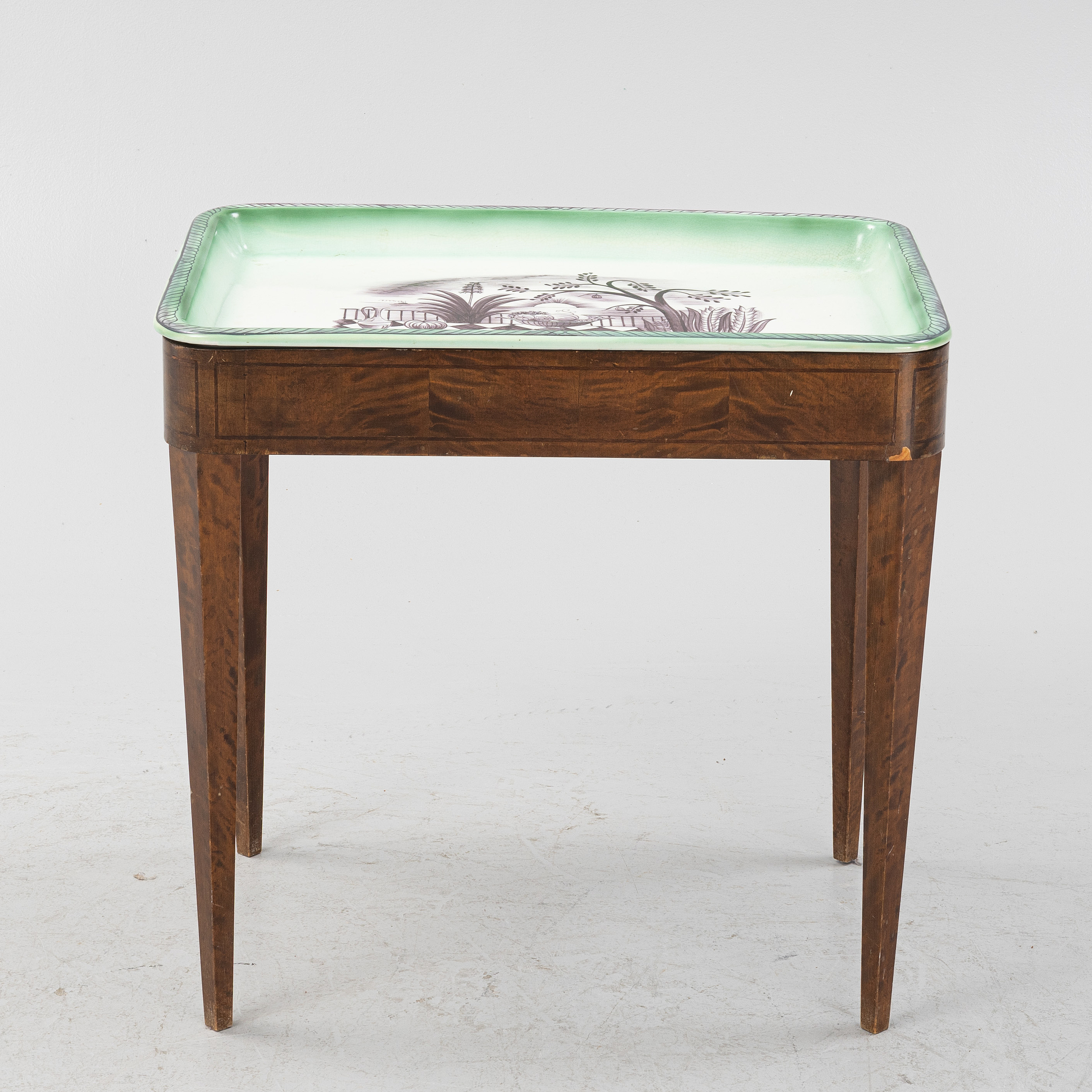 Arthur Percy, a ceramic tray table from Gefle Porslinsfabrik ...