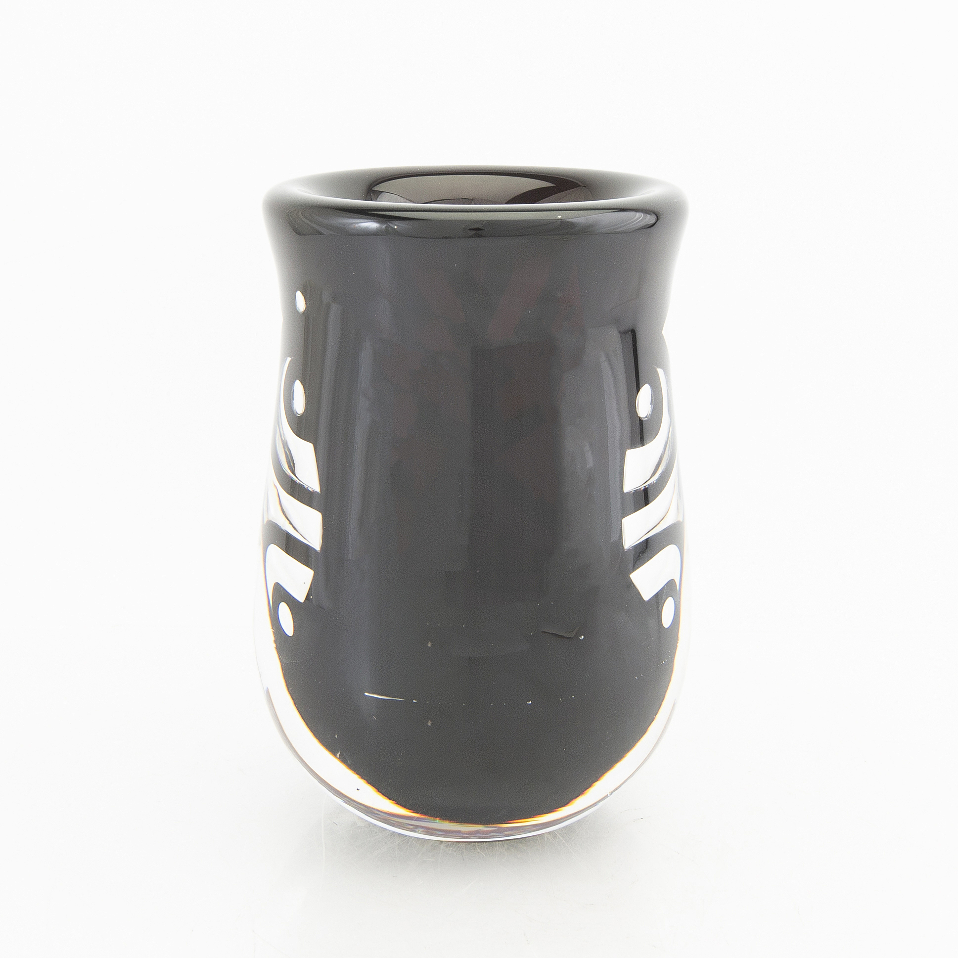 Lars Hellsten, vas ariel signerad Orrefors 1988. - Bukowskis