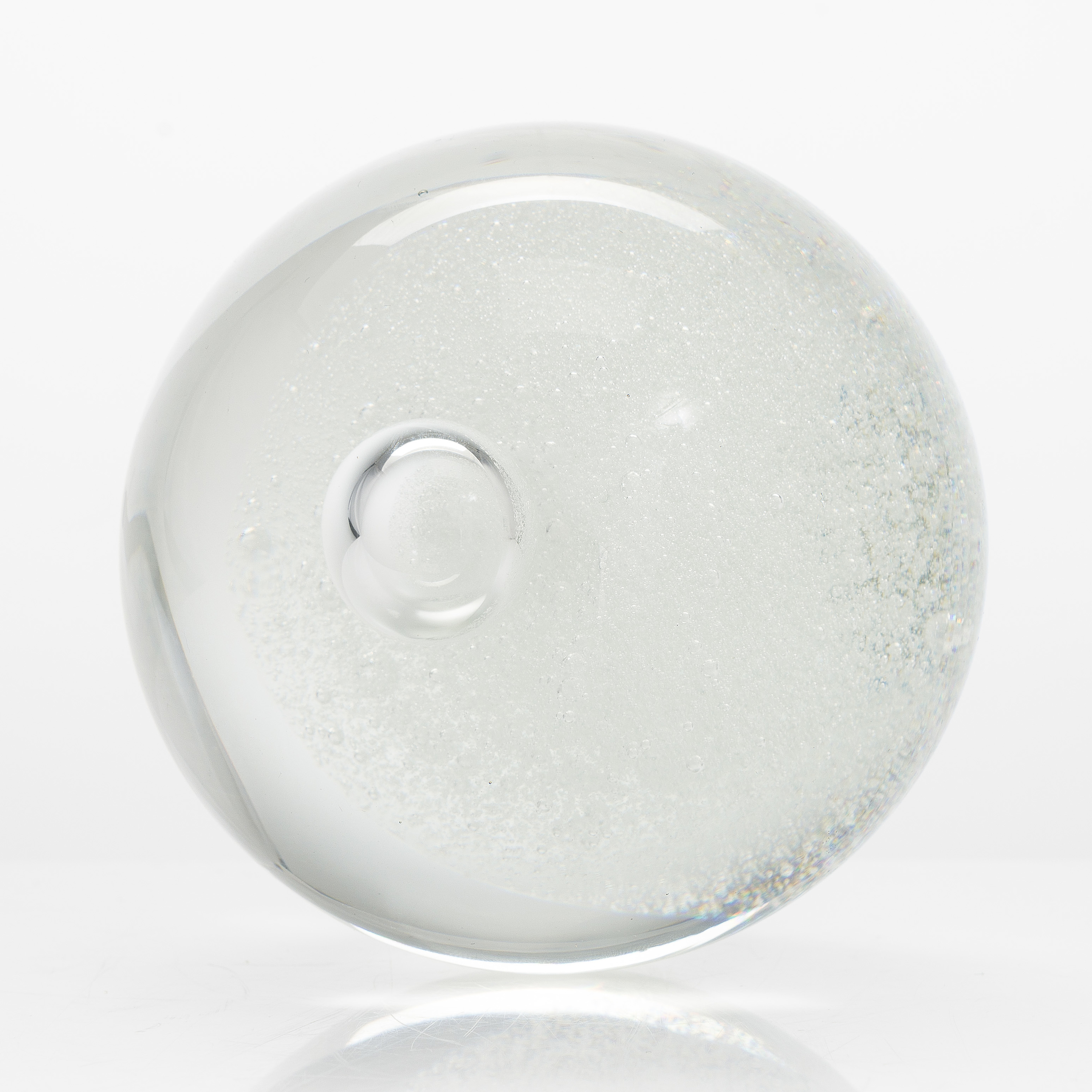 Timo Sarpaneva, glasskulptur, "Claritas Mist ball" signerad Timo ...