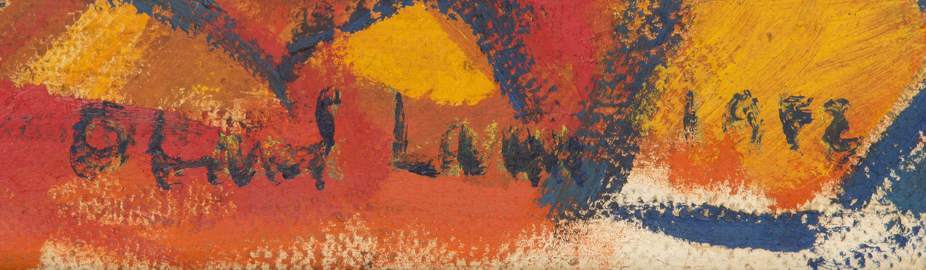 Olavi Lanu, olja på duk, signerad och otydligt daterad. - Bukowskis