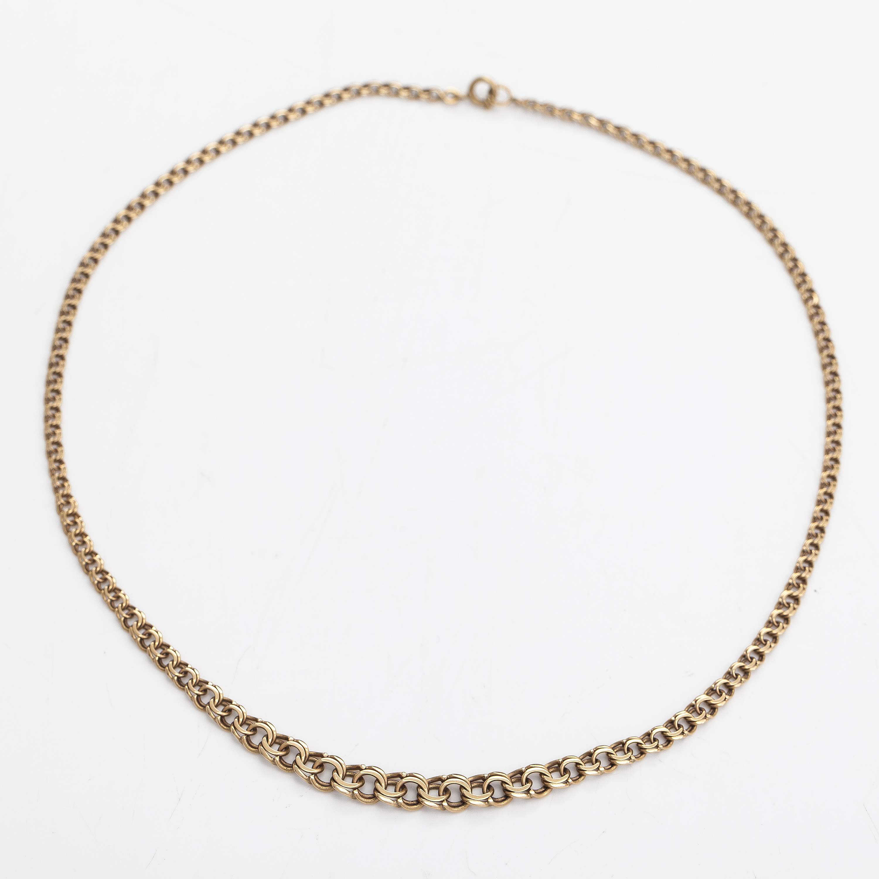 Halsband, Bismarcklänk, 14K guld, Finska stämplar. - Bukowskis