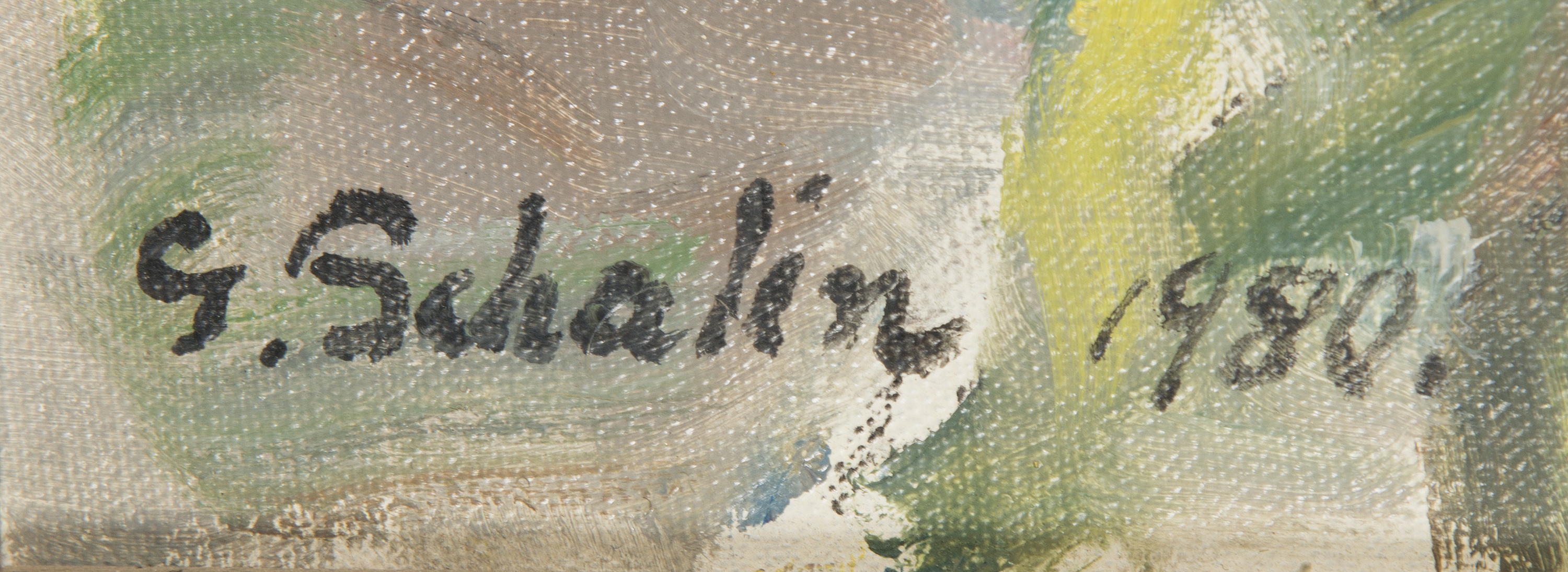 Greta Schalin, oil on canvas, signed and dated 1980. - Bukowskis