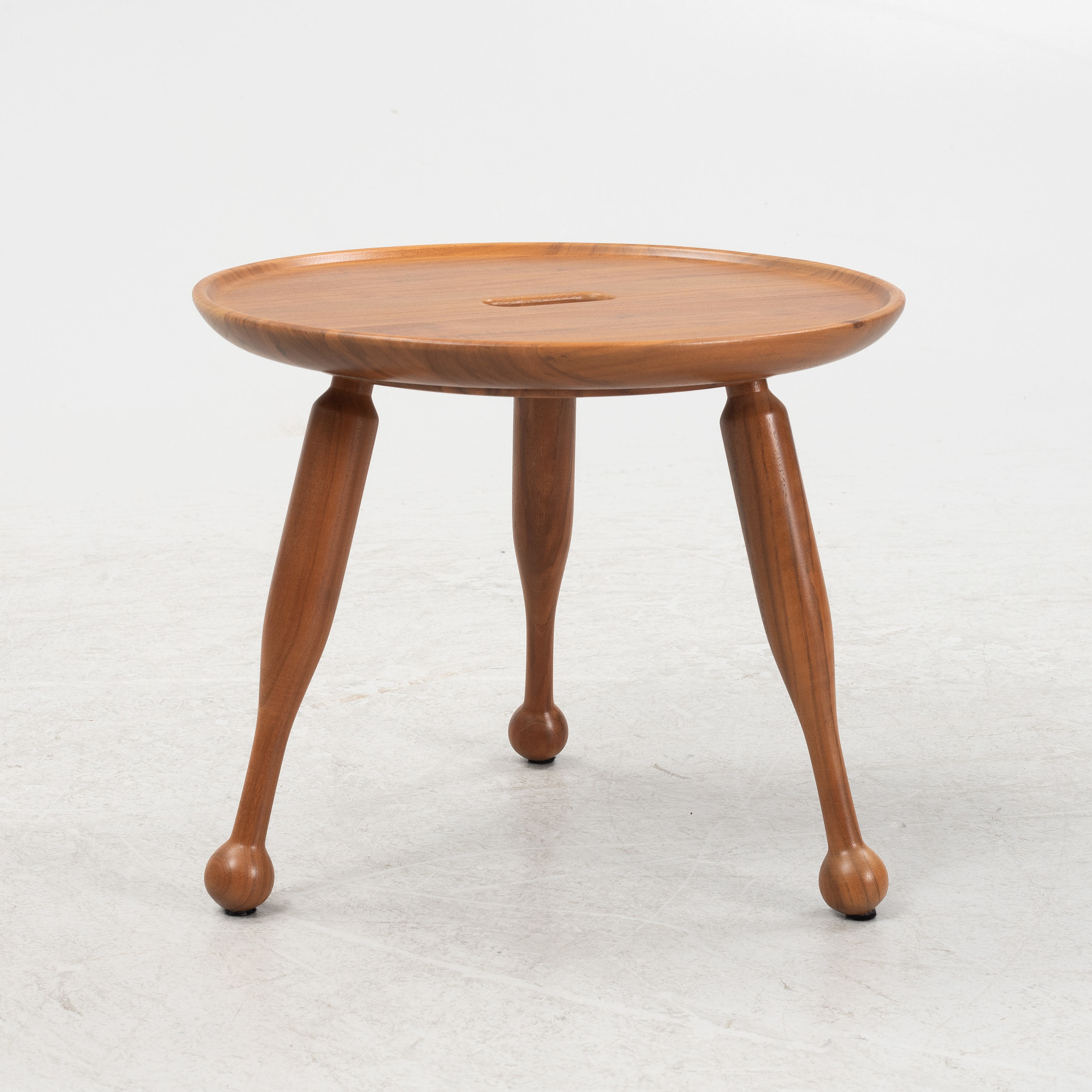 Josef Frank, a walnut 'Knappen' stool, model 2156, Svenskt Tenn, Sweden ...