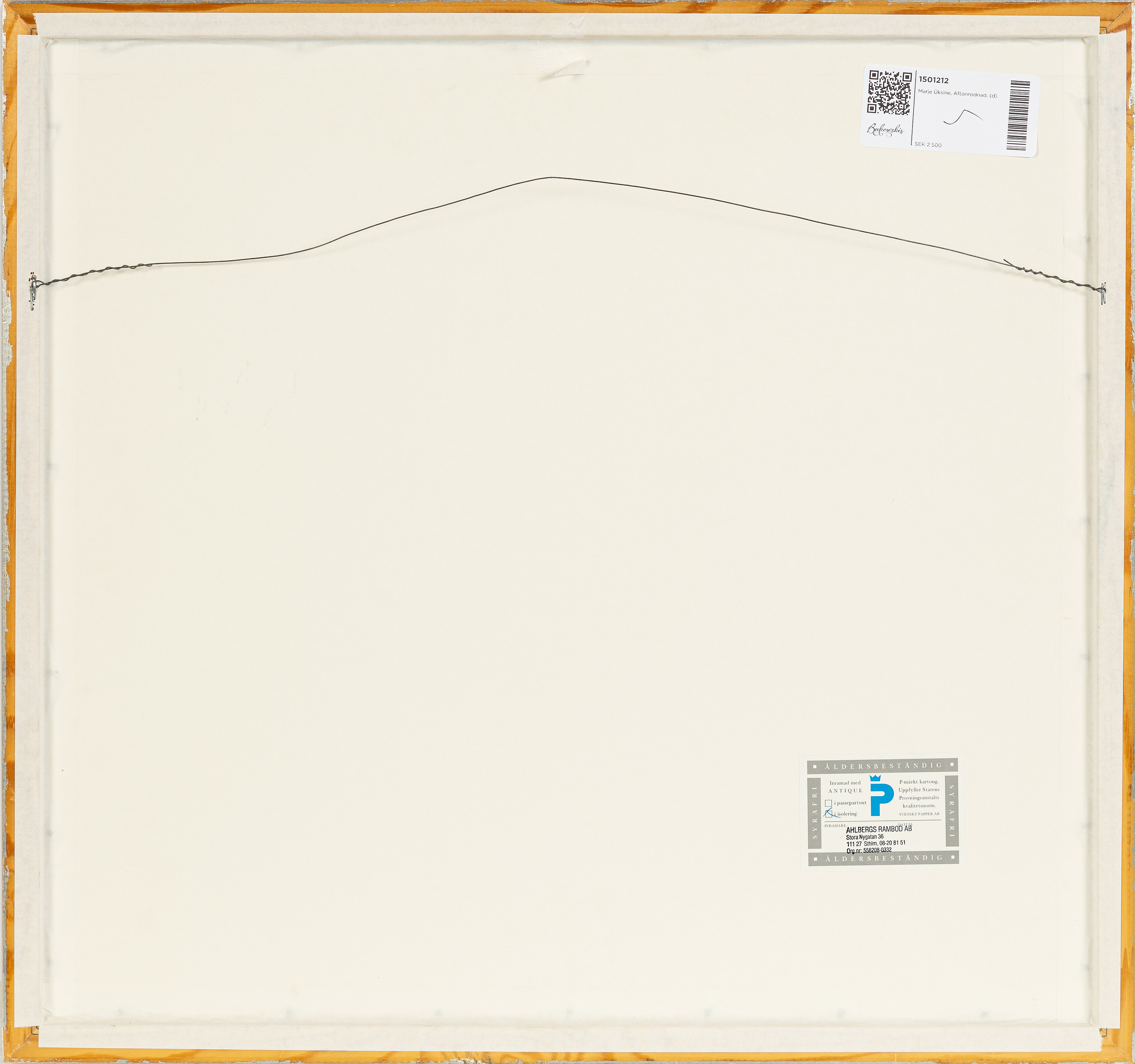 Marje Üksine, "Viderik". - Bukowskis