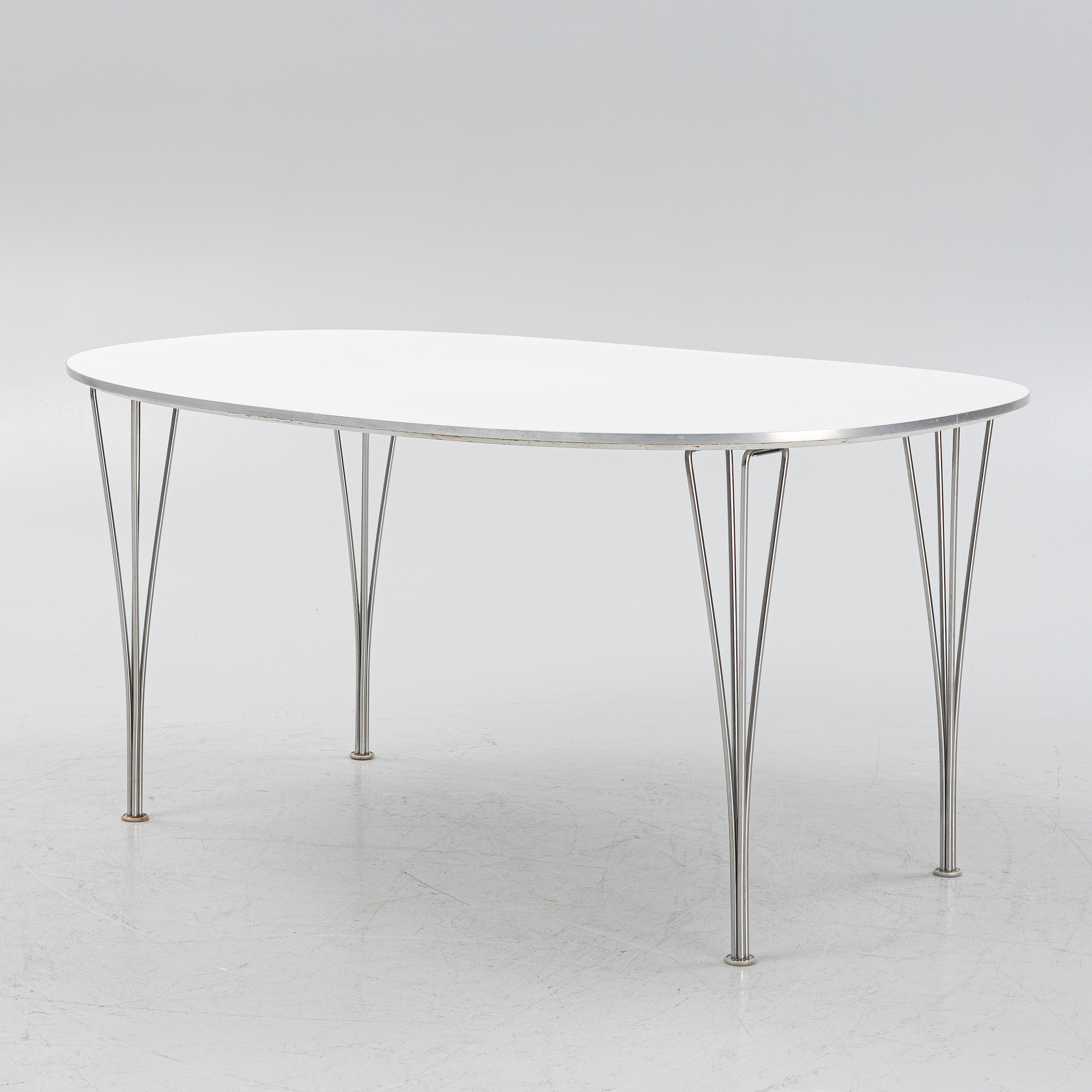 Bruno Mathsson & Piet Hein, a 'Superellips' dining table, Fritz, Hansen ...
