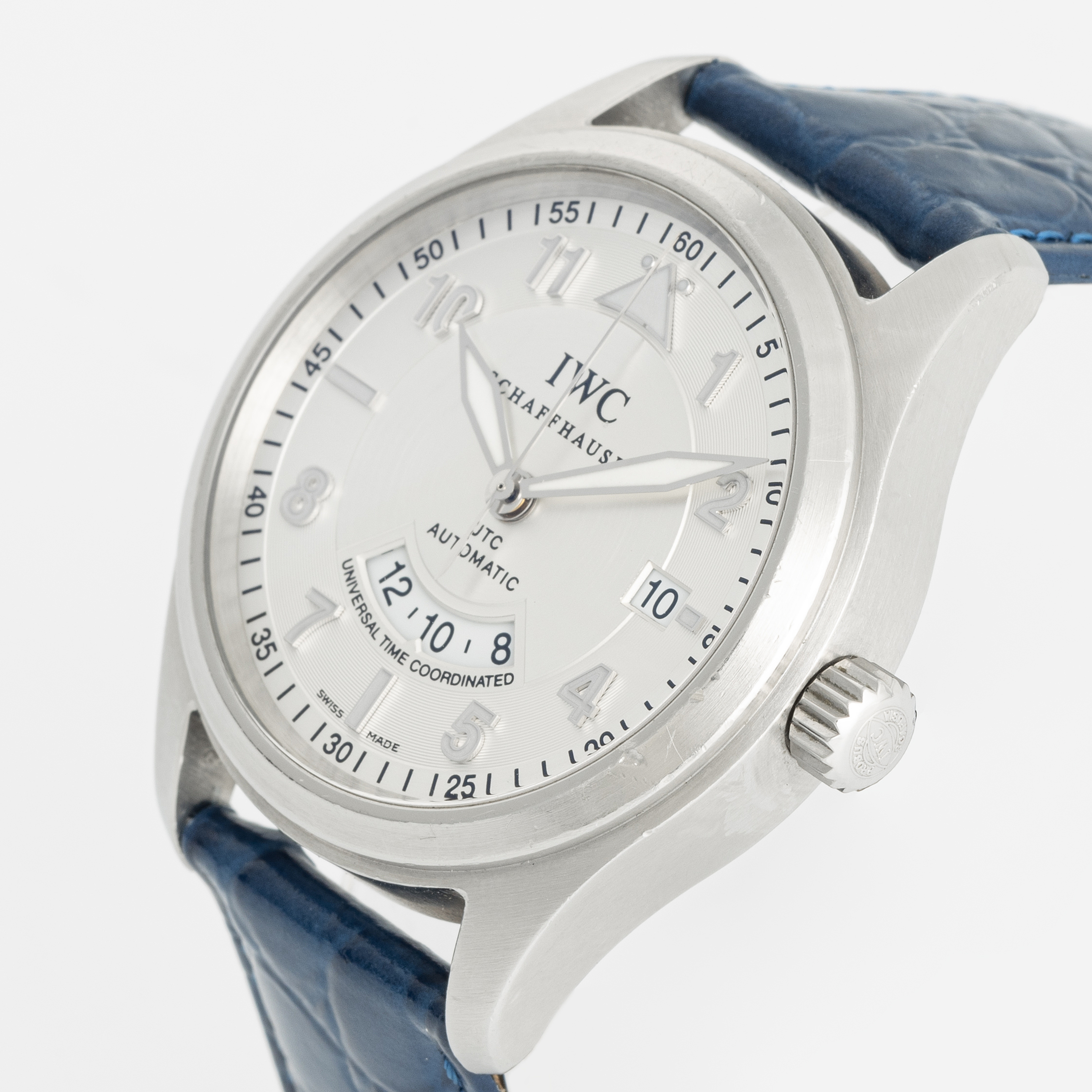 IWC, Pilot Spitfire UTC, wristwatch, 39 mm. - Bukowskis