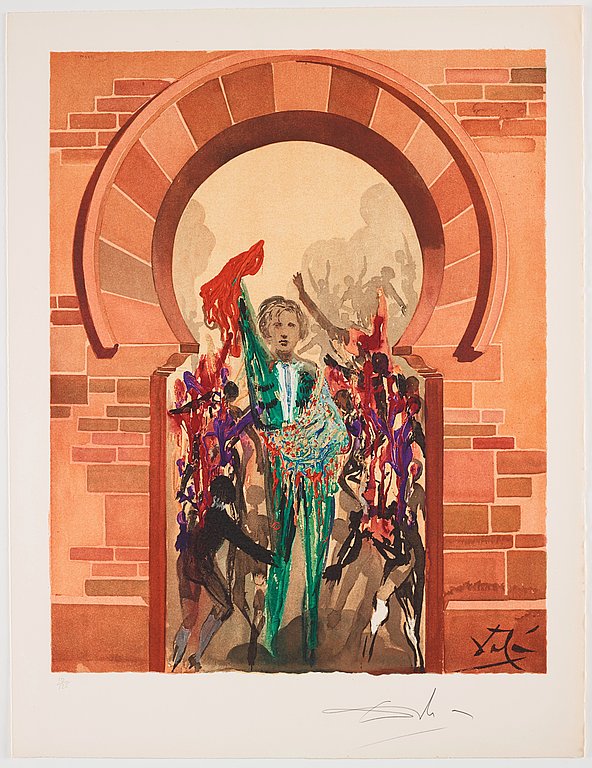 Salvador Dalí, "Carmen". - Bukowskis