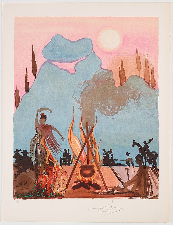 Salvador Dalí, "Carmen". - Bukowskis