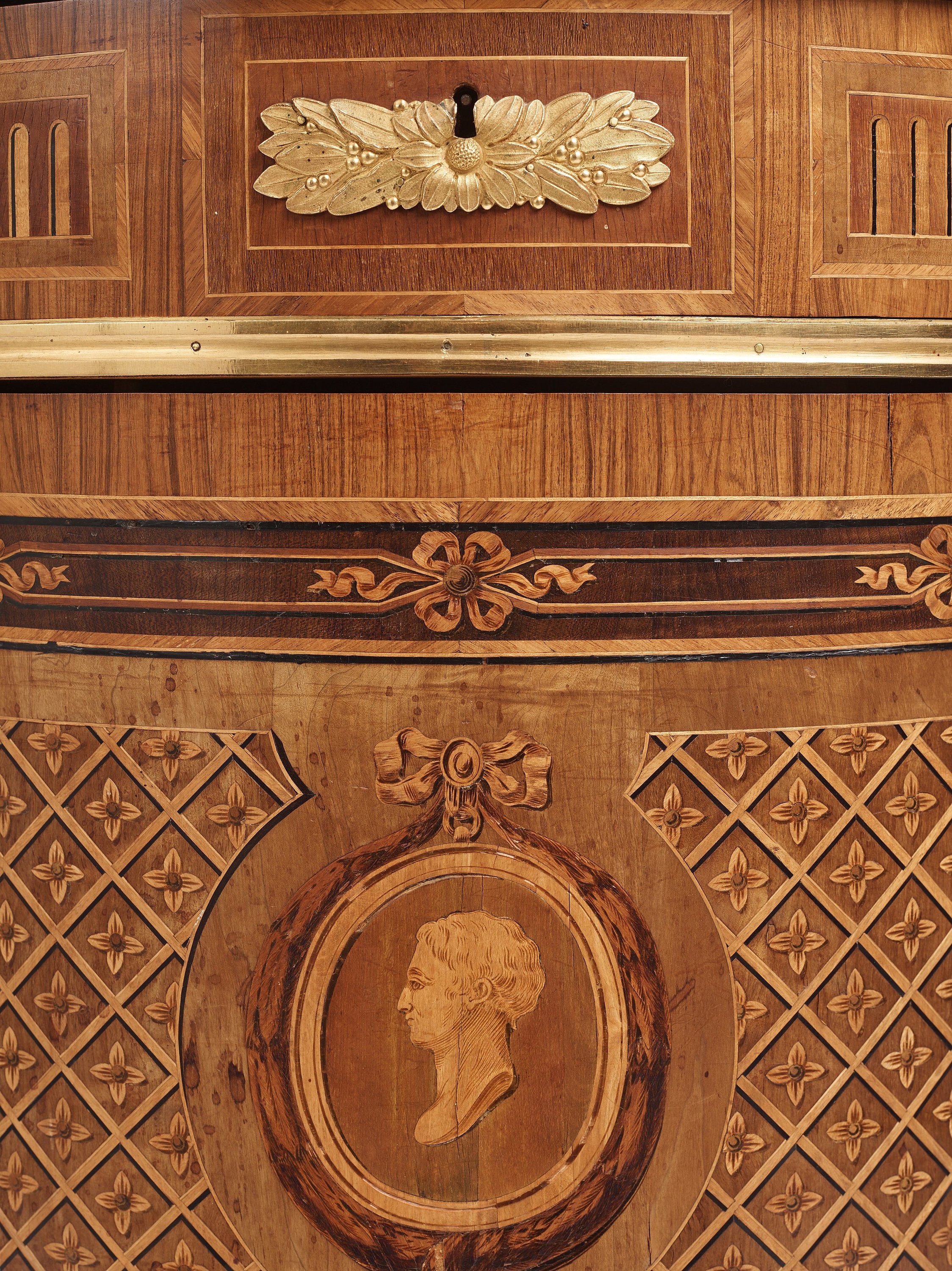 The "De Geer cabinets" a pair of demi-lune cabinets by Georg Haupt ...