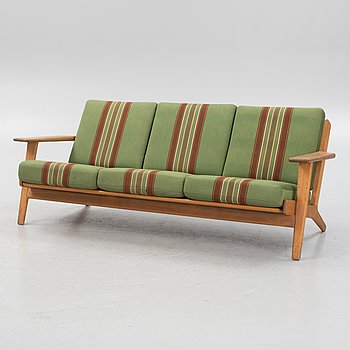 Hans J Wegner, a model 'GE-290' oak sofa, Getama, Gedsted, Denmark ...