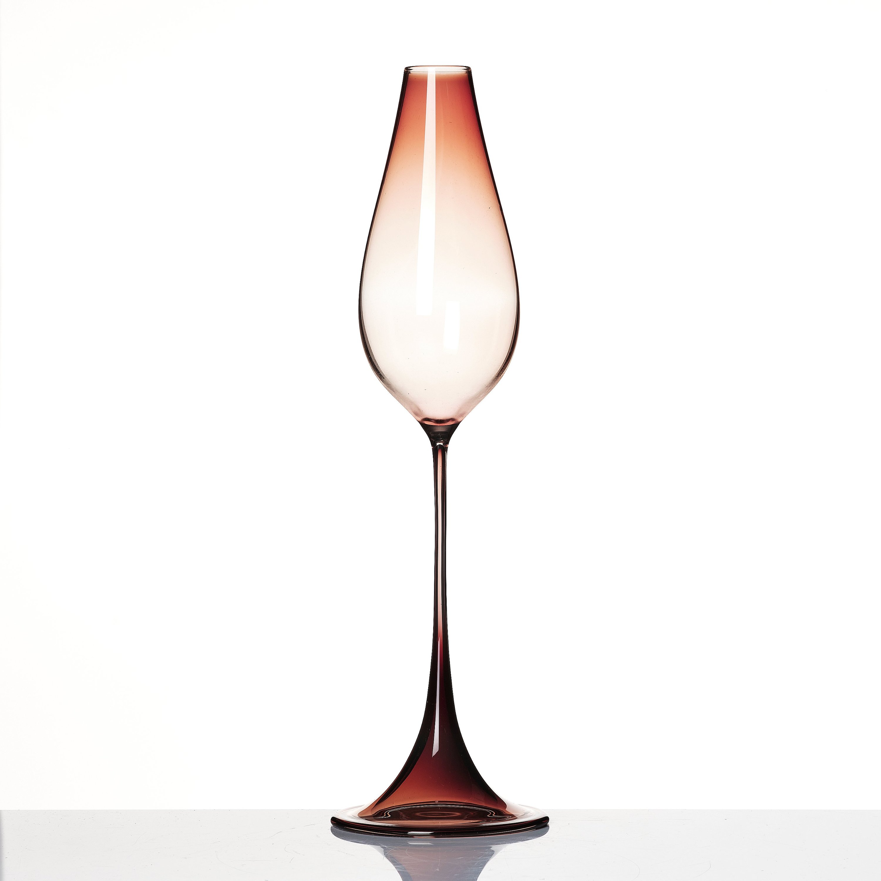 Nils Landberg, a 'Tulip' glass goblet, Orrefors, Sweden 1950s. - Bukowskis
