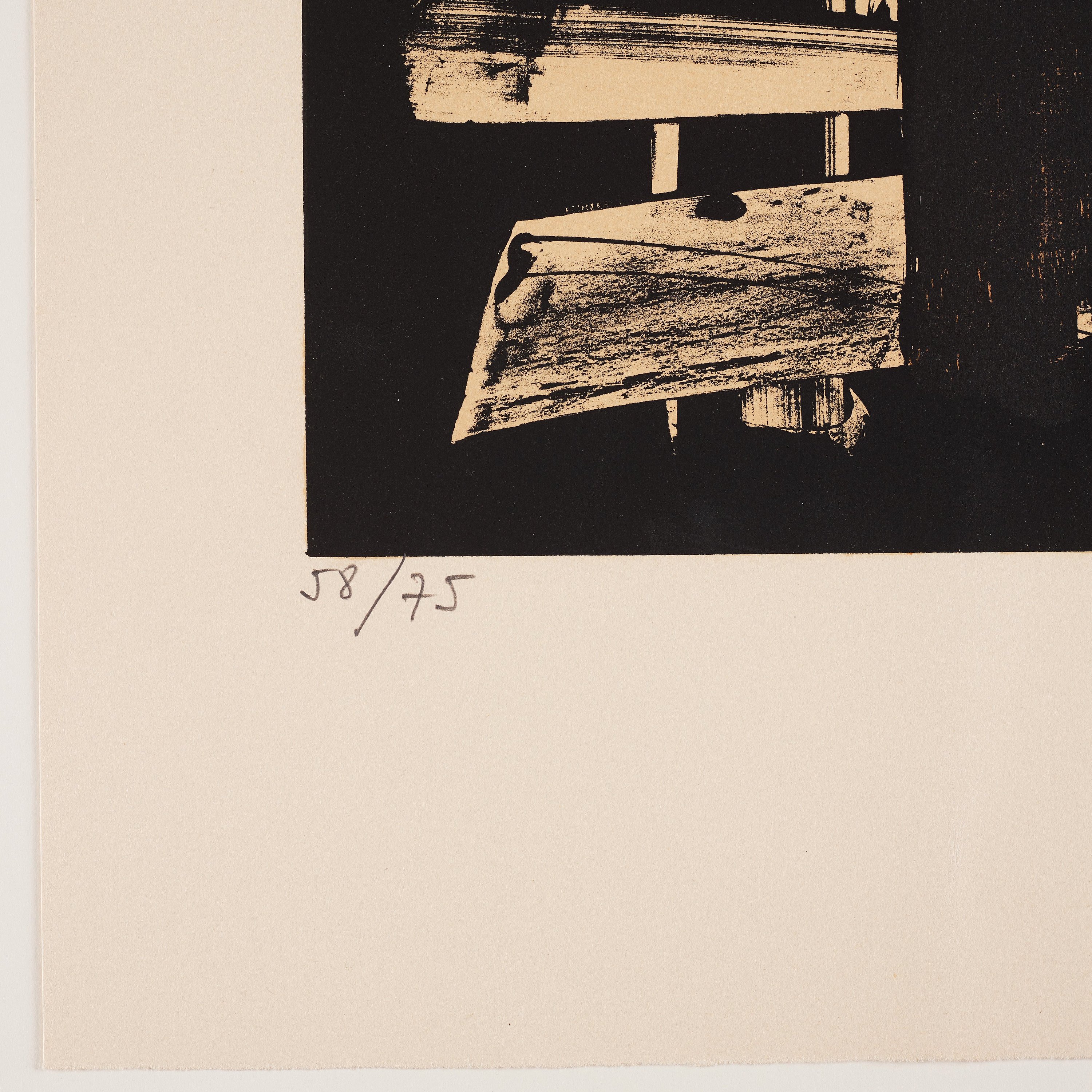 Pierre Soulages, "Lithographie n° 9". - Bukowskis