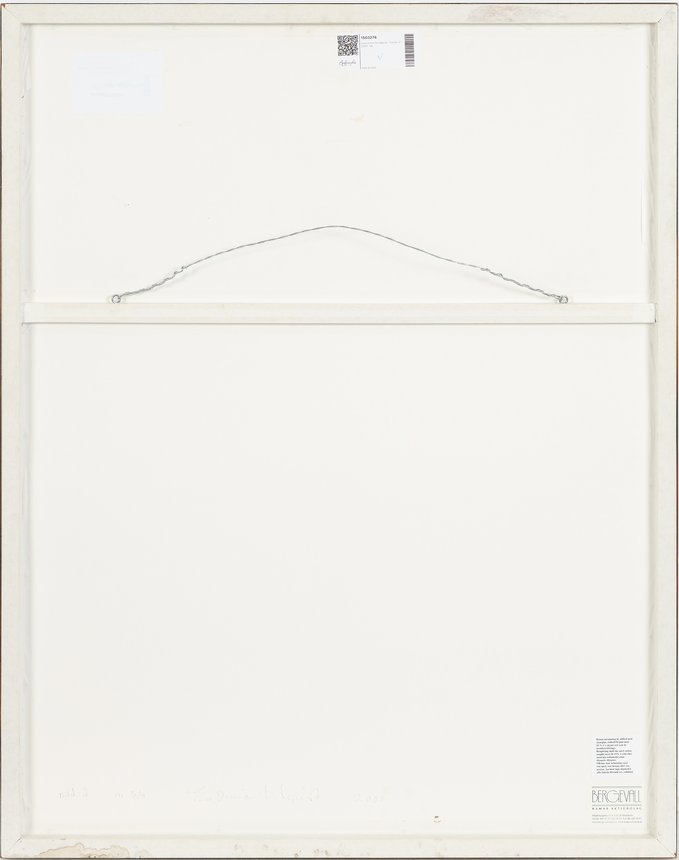 Ewa-Marie Rundquist, "Vallmo 2", 2007. - Bukowskis