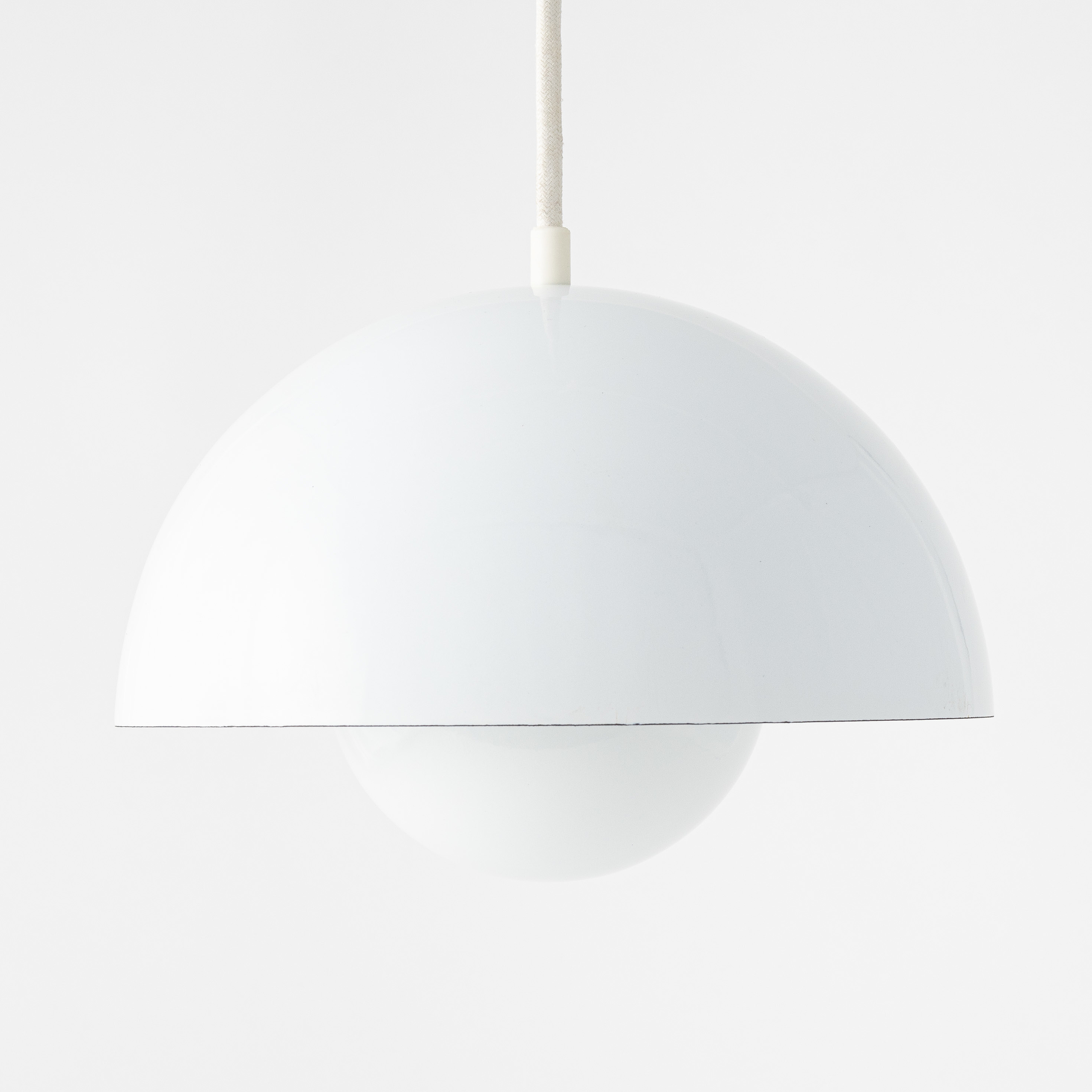 Verner Panton, a 'Flower pot' pendant light from Louis Poulsen, 1970s ...