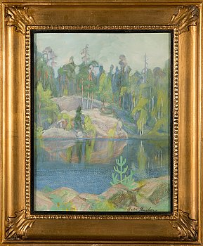 Gabriel Engberg, Forest pond. - Bukowskis