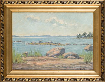 Elin Alfhild Nordlund, oil on board, signed and dated 1933. - Bukowskis