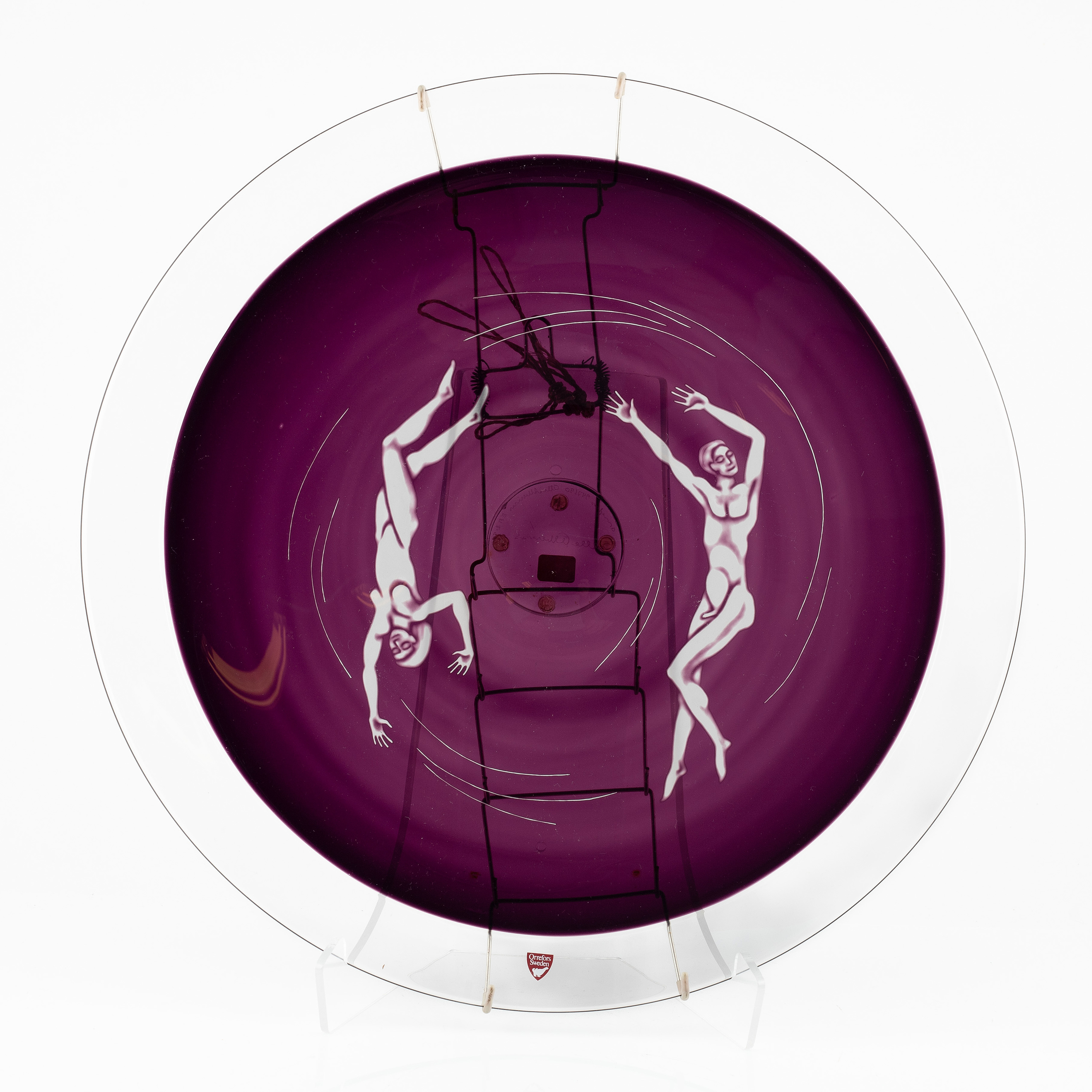 Olle Alberius, a dish, Orrefors. - Bukowskis