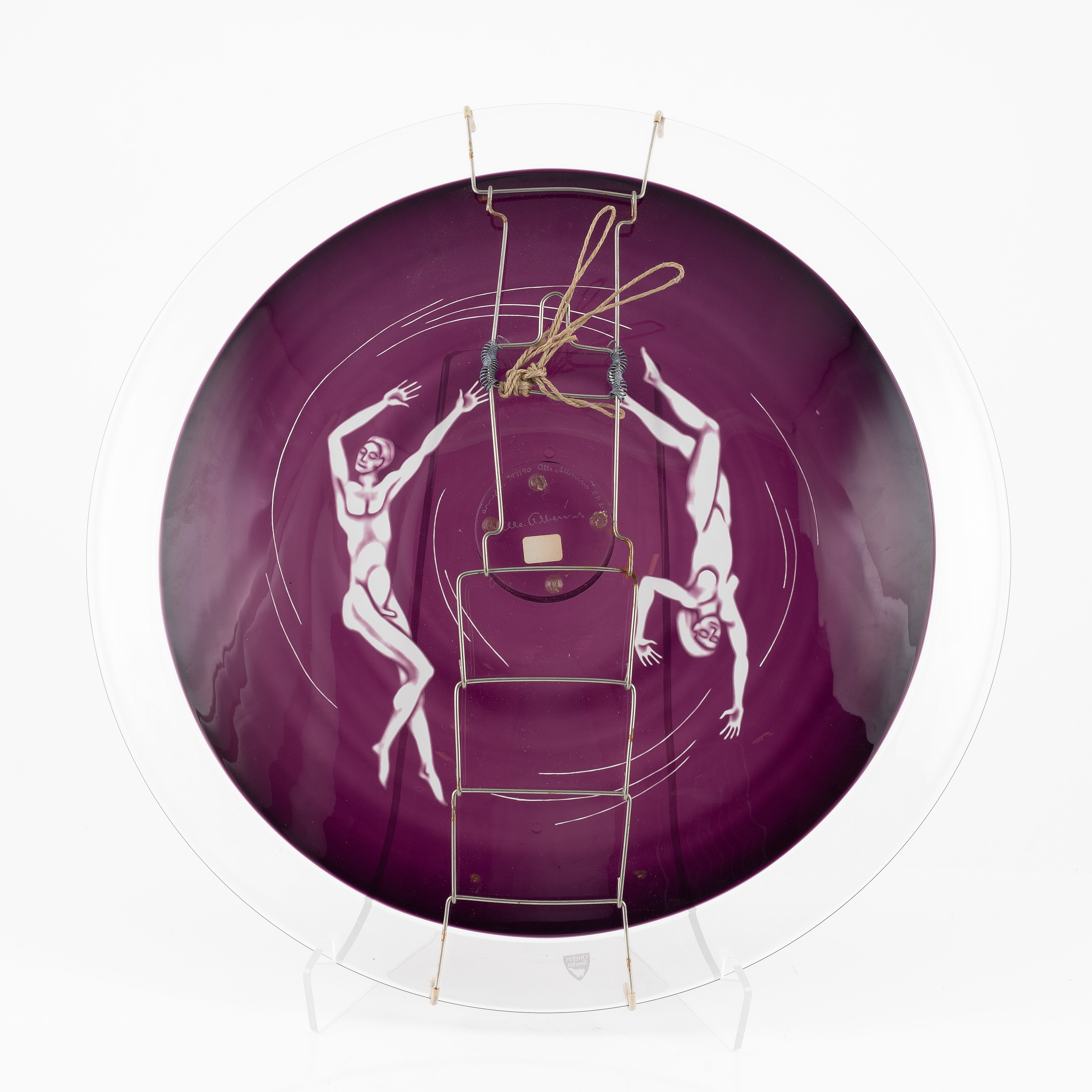 Olle Alberius, a dish, Orrefors. - Bukowskis