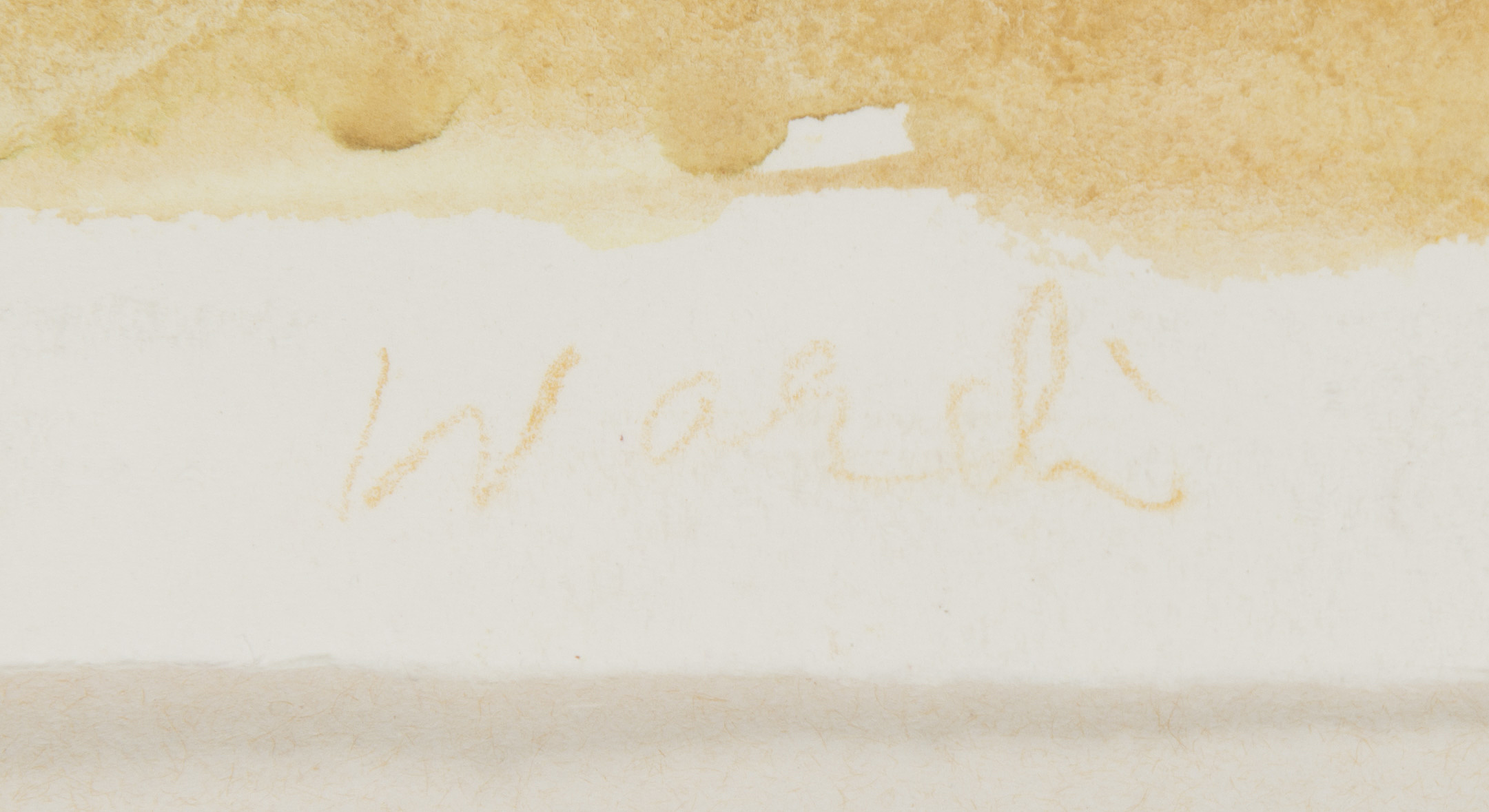 Rafael Wardi, akvarelli, signeerattu. - Bukowskis