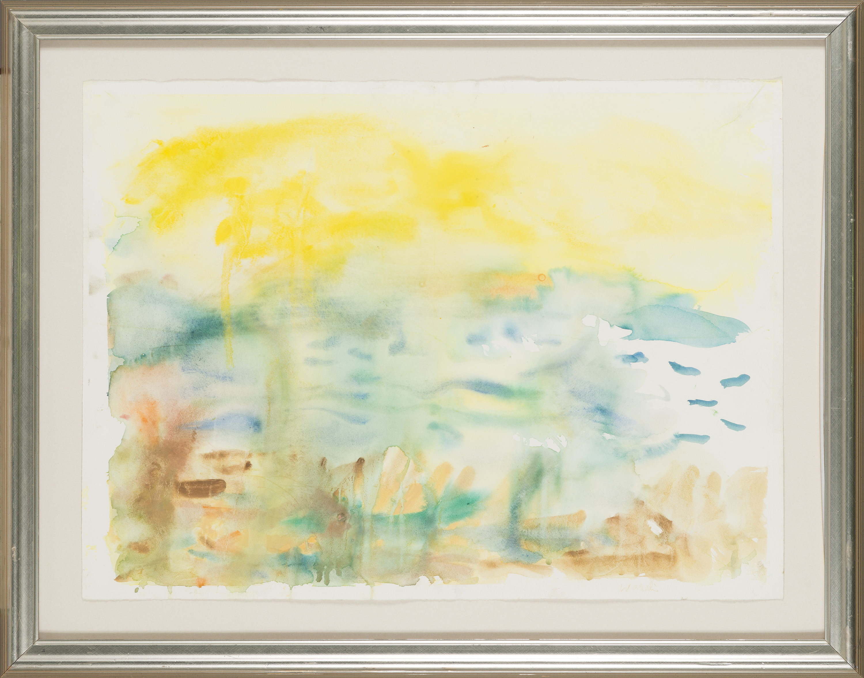 Rafael Wardi, akvarelli, signeerattu. - Bukowskis