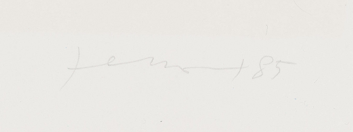 Gianfranco Ferroni, lithograph, signed and dated -85, numbered 11/99 ...